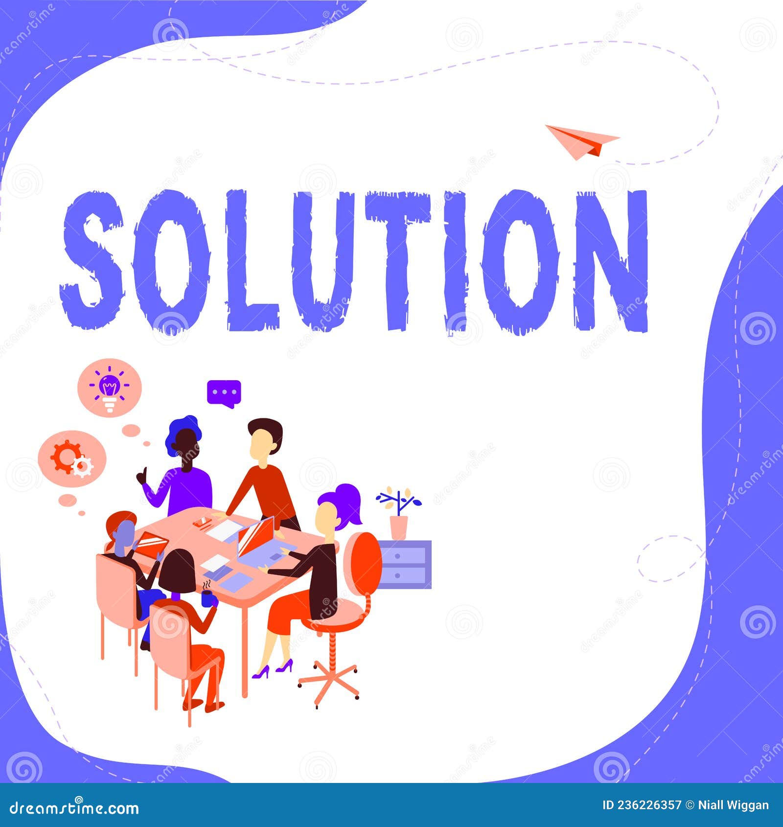 Text Caption Presenting Solution. Concept Meaning a Means of Solving a ...