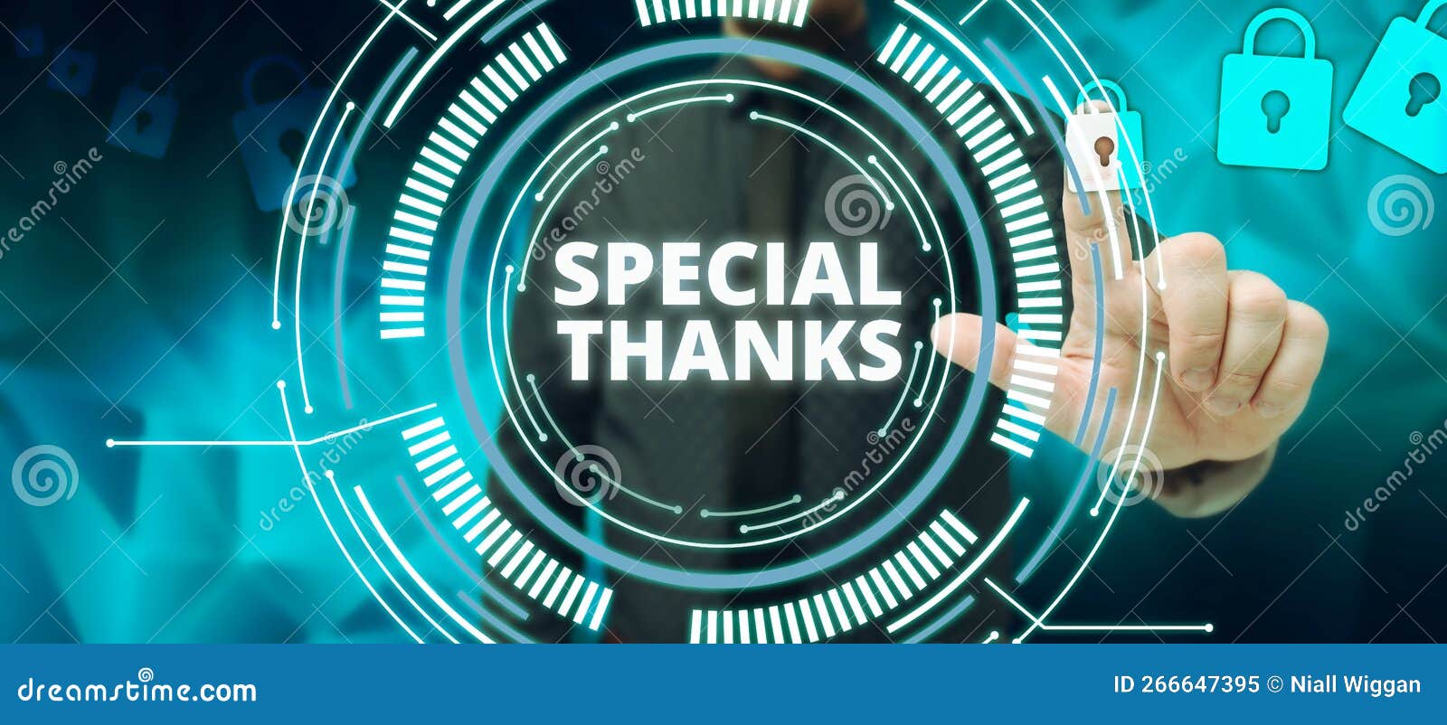 Text Sign Showing Special Thanks. Business Idea Expression of ...