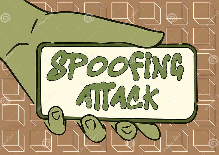 Text Caption Presenting Spoofing Attack. Internet Concept Impersonation ... Text Caption Presenting Spoofing Attack. Internet Concept Impersonation ...
