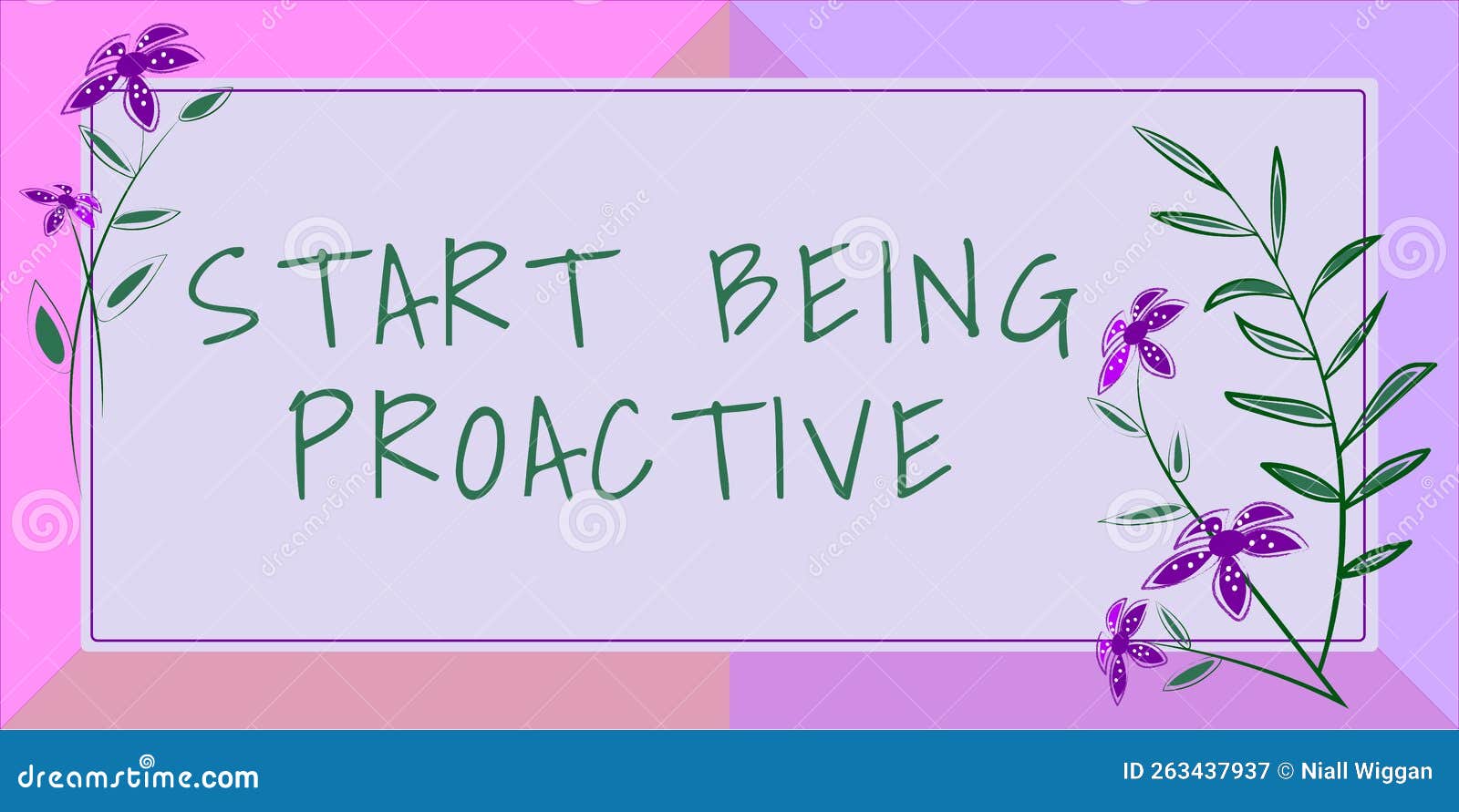 Text Caption Presenting Start Being Proactive. Word Written on Control ...