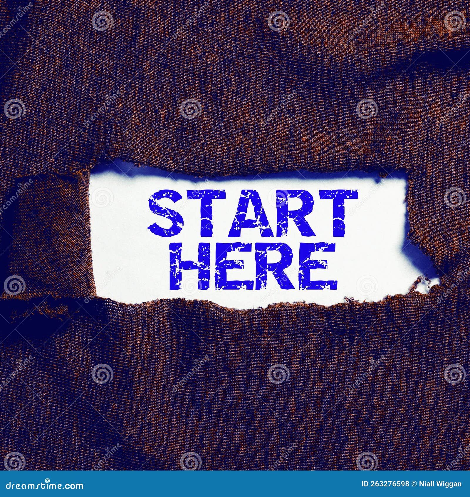 Text Caption Presenting Start Here. Business Concept Telling Someone ...