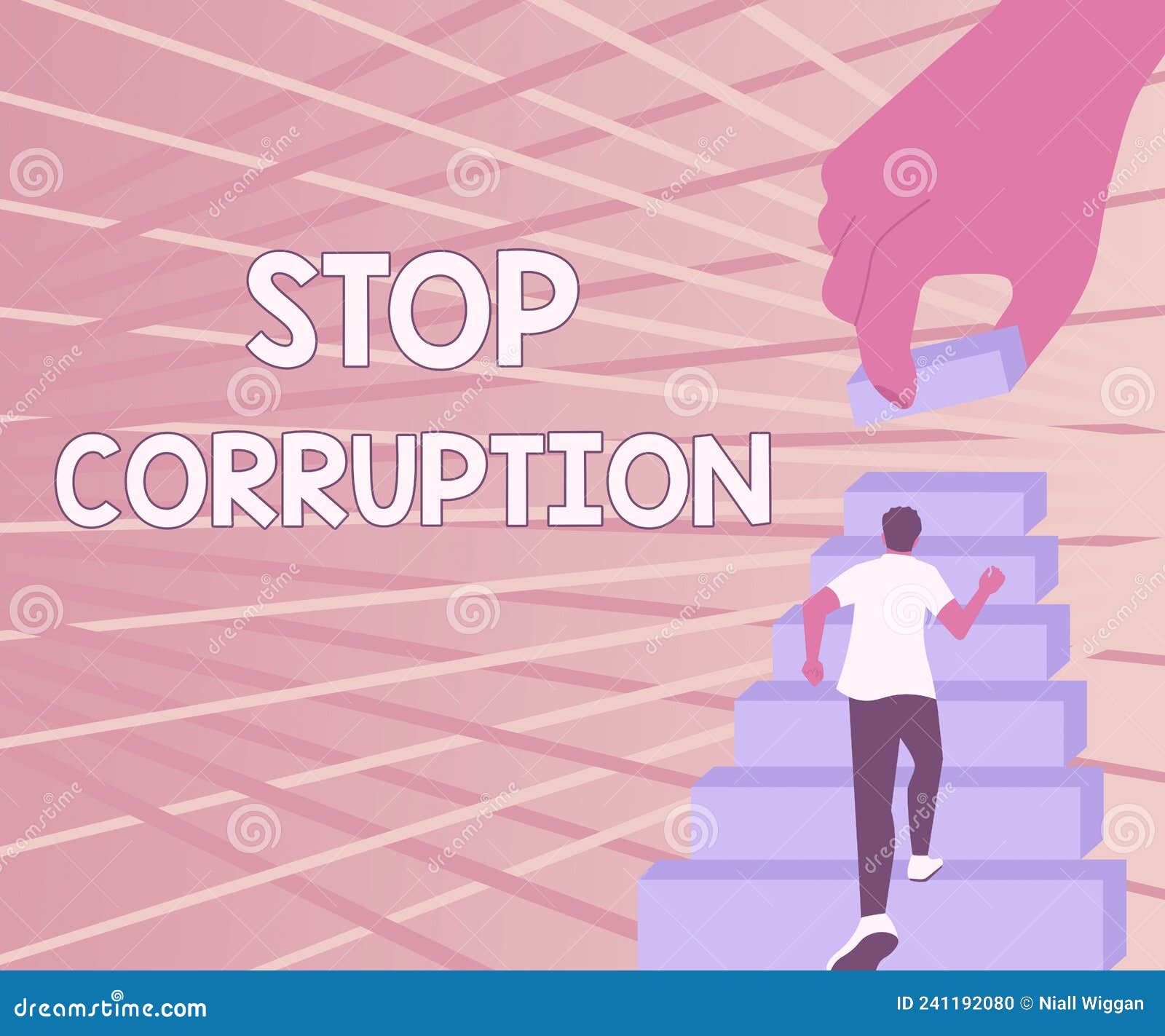 Corruption In Business Global Problem Retro Newspaper Printing Press ...