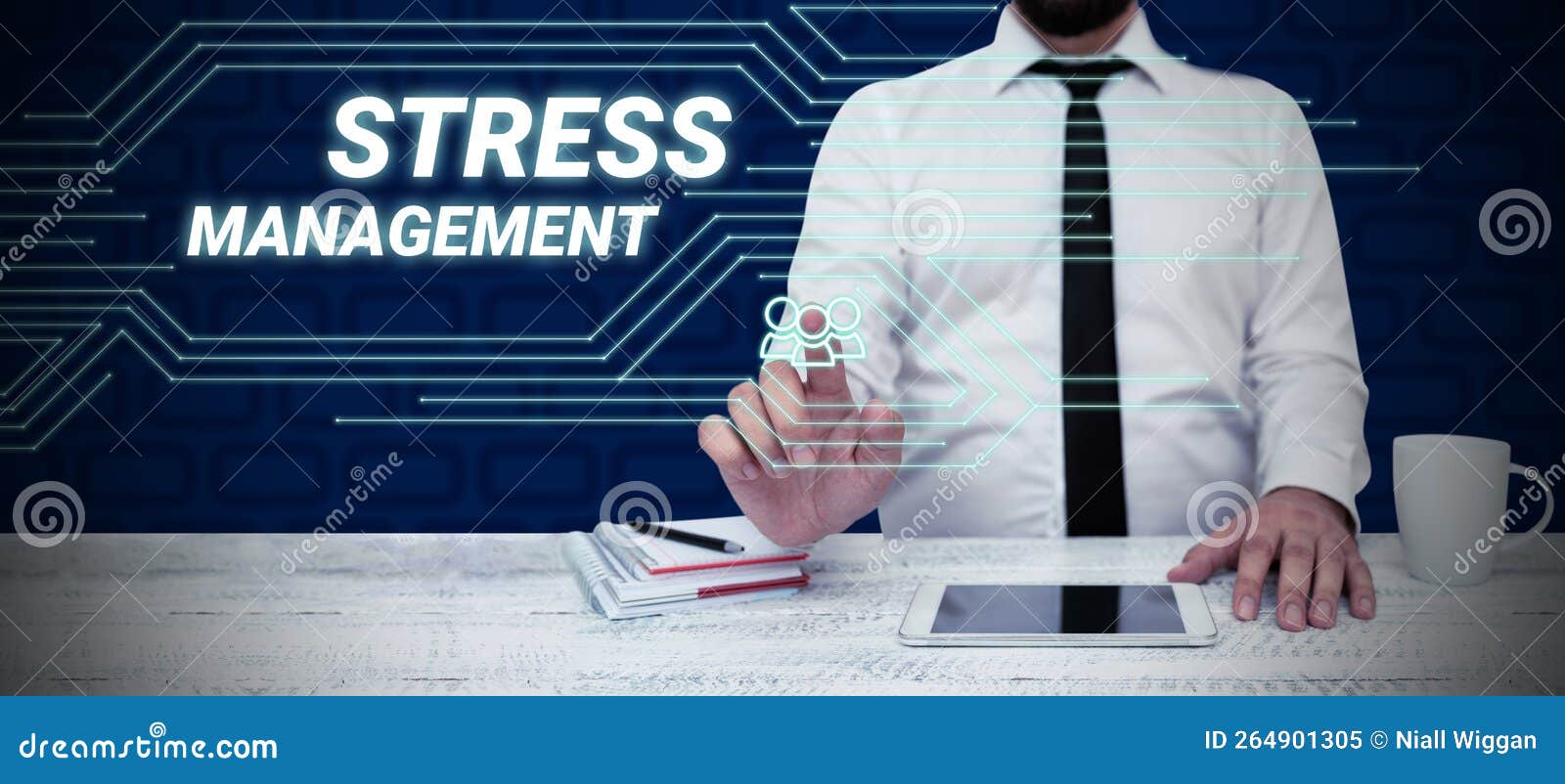 Text Caption Presenting Stress Management. Word Written on Learning ...