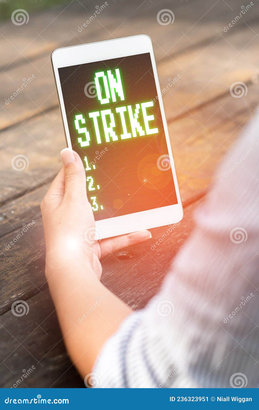 Text Caption Presenting on Strike. Business Concept Refuse To Continue ...