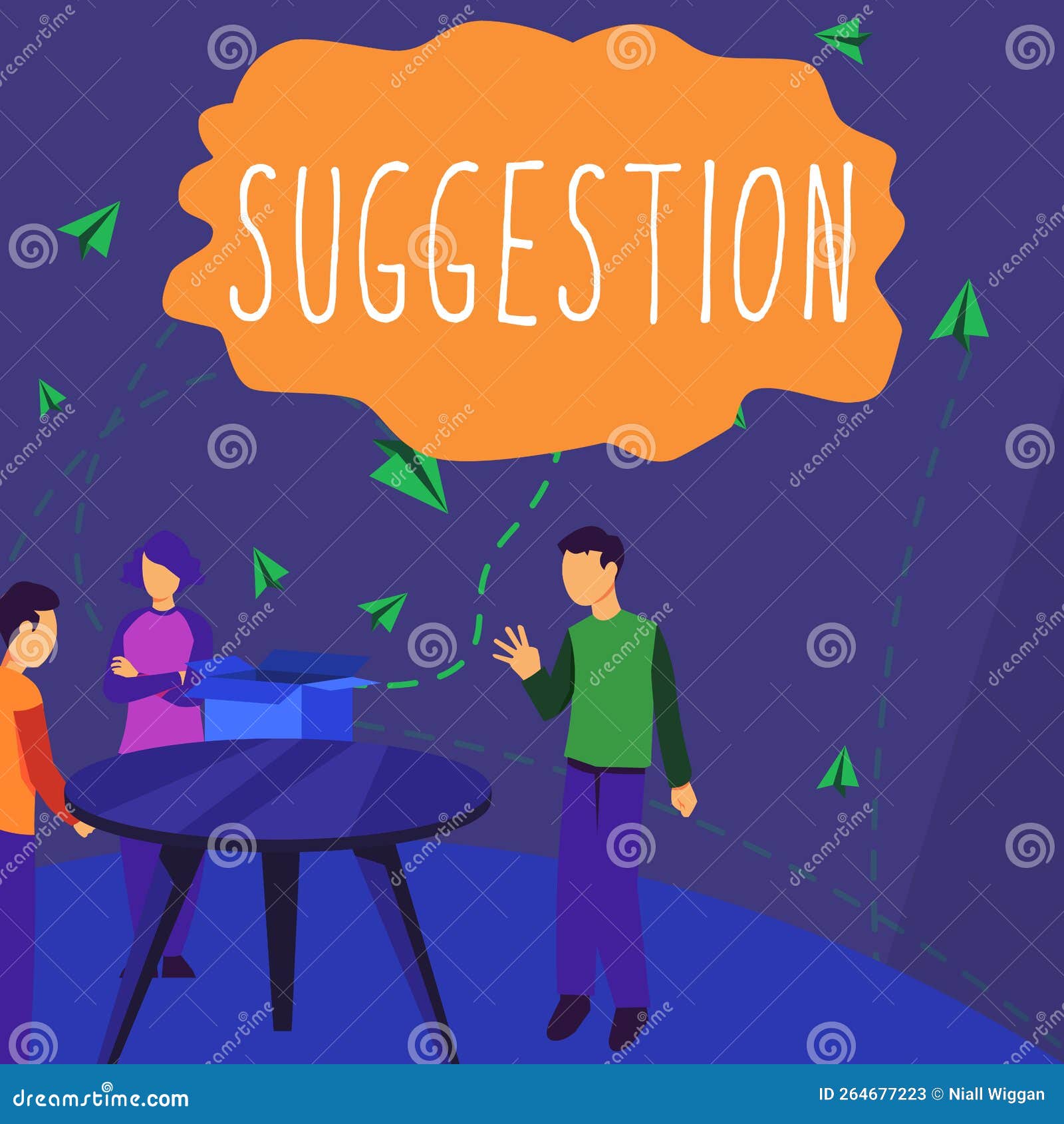 Text Caption Presenting Suggestion. Internet Concept the Process of One ...