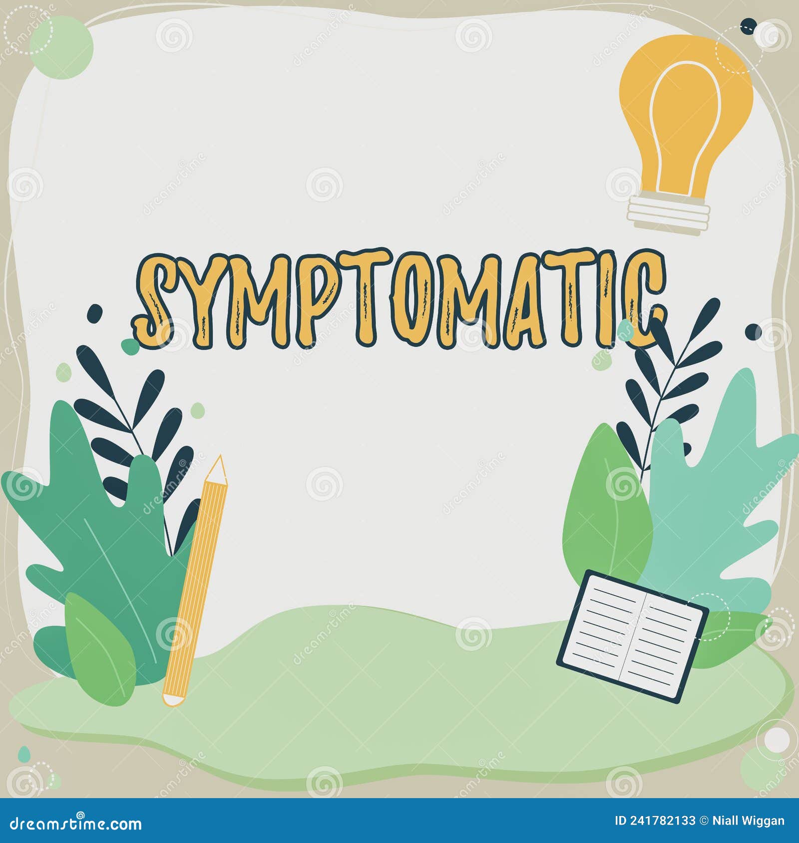 Text Sign Showing Symptomatic. Business Concept Serving As Symptom or ...