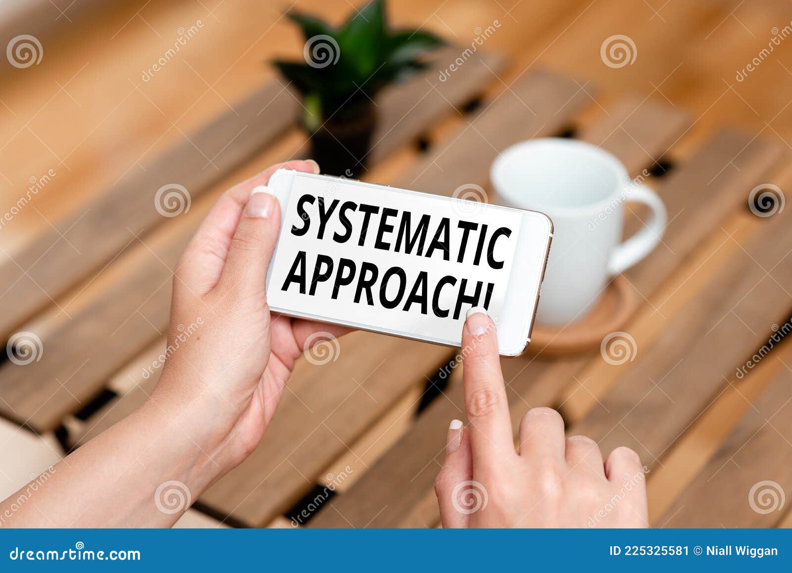 Text Caption Presenting Systematic Approach. Word for a Process Used To ...