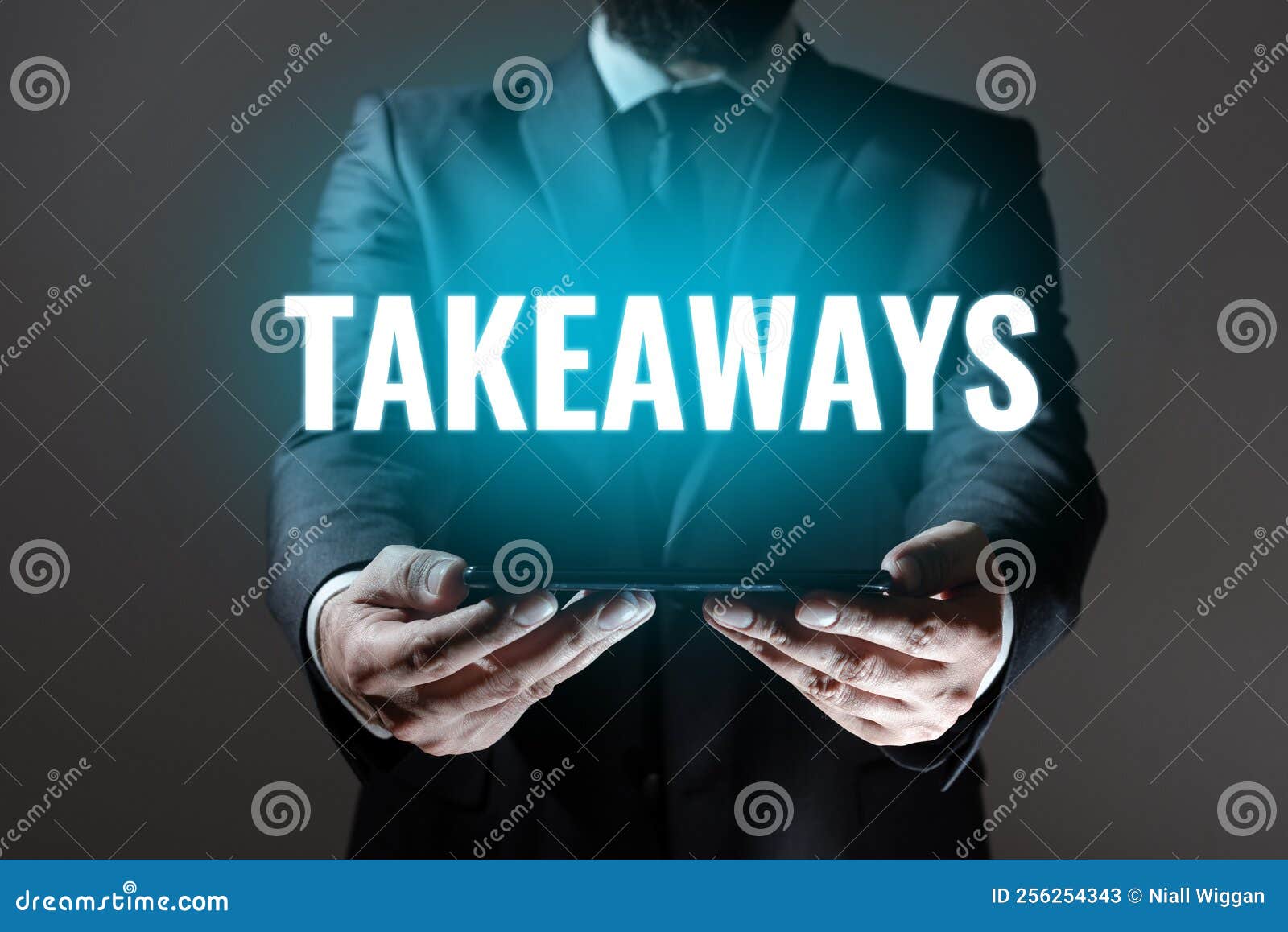 Text Caption Presenting Takeaways. Concept Meaning an Act or Instance ...