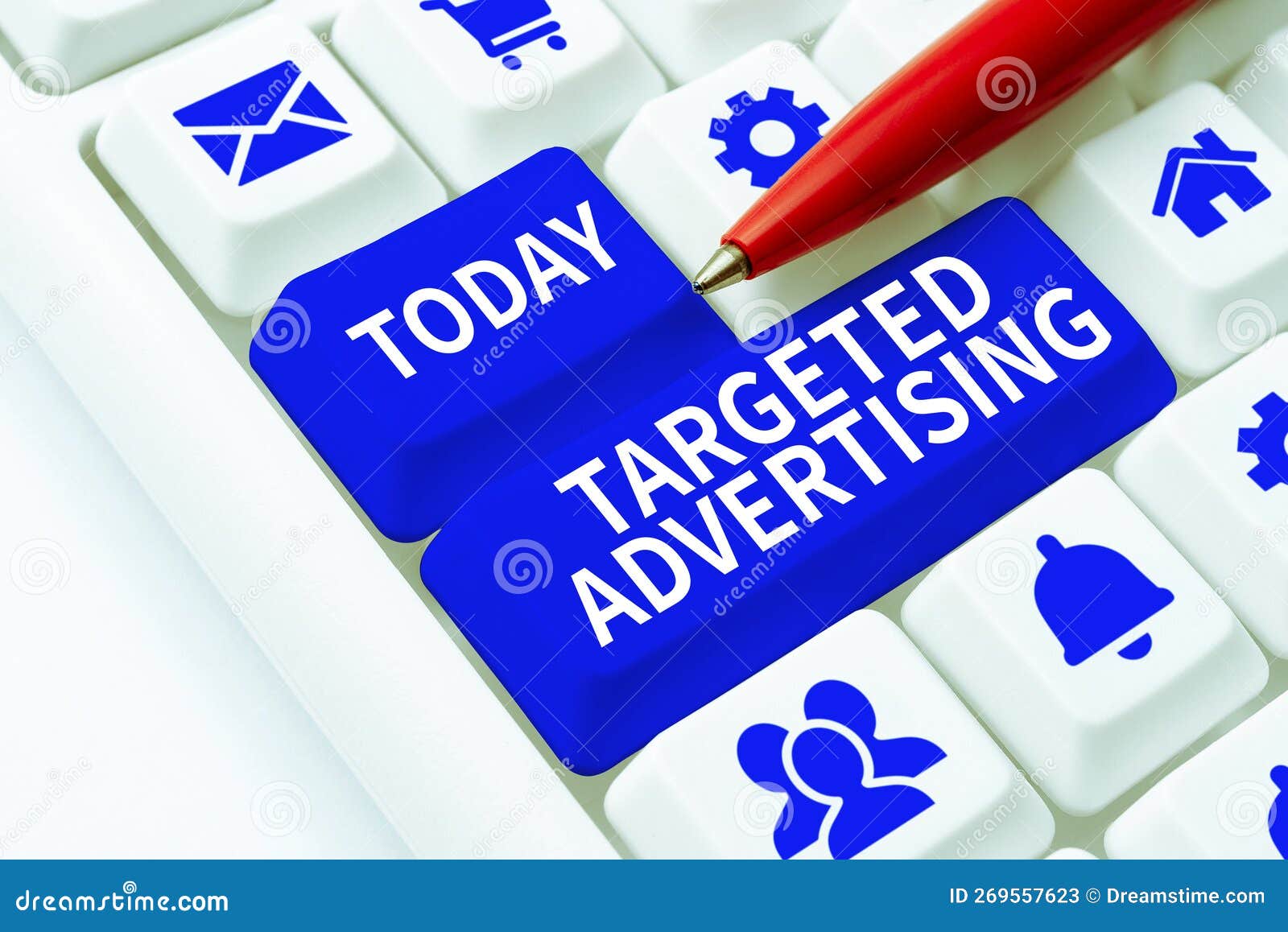 Sign Displaying Targeted Advertising. Business Showcase Online ...