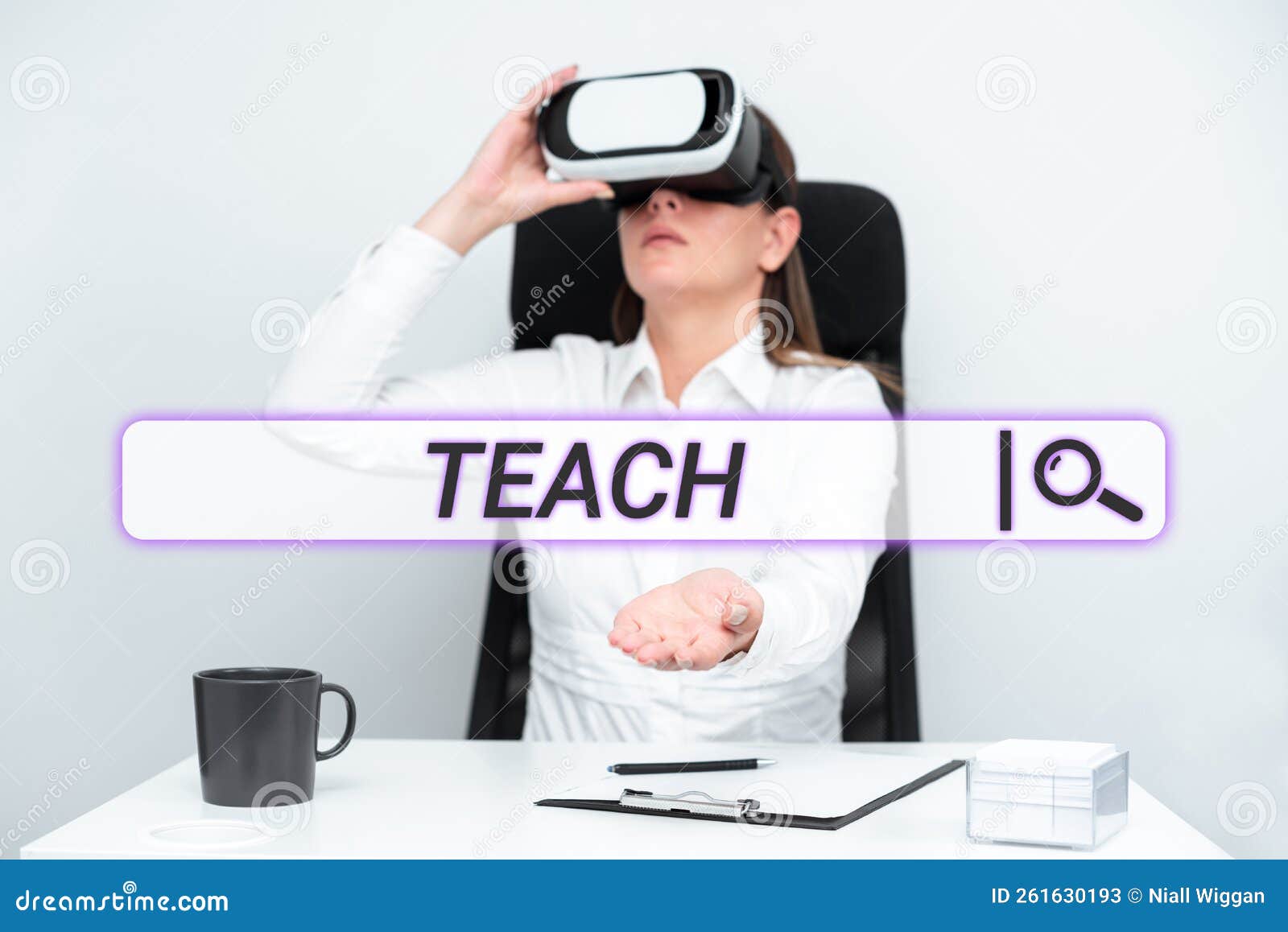 Text Caption Presenting Teach. Concept Meaning Impart Knowledge or ...