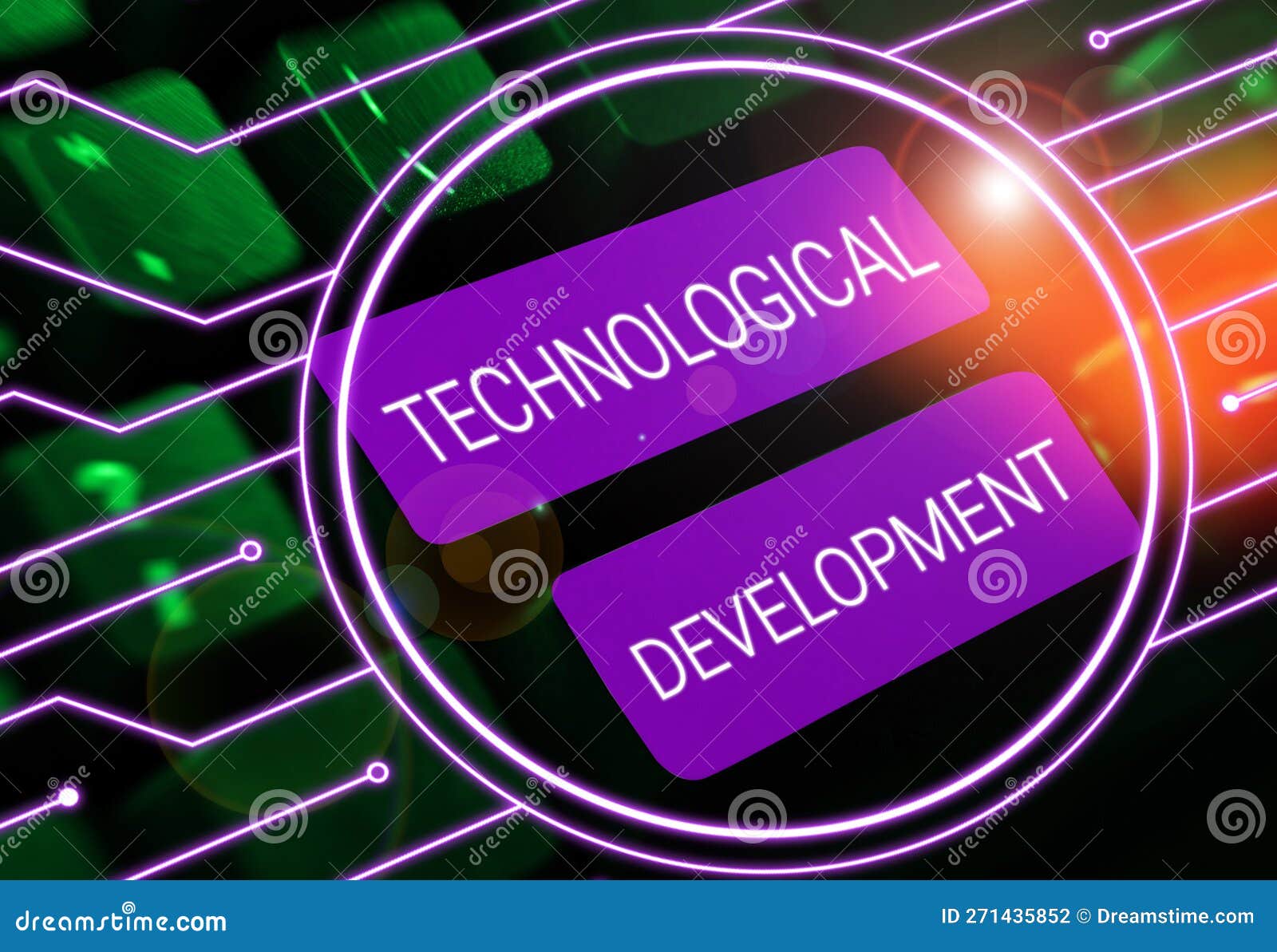 Text Sign Showing Technological Development. Concept Meaning Invention ...