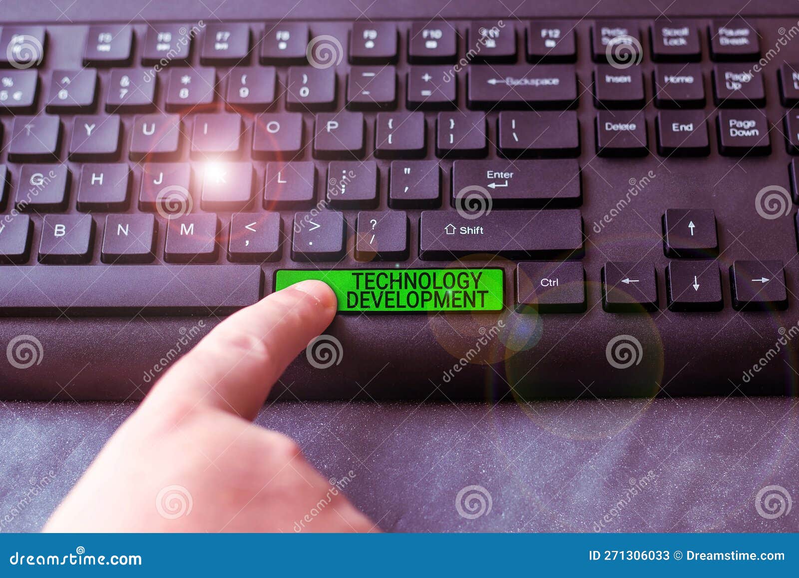 Conceptual Display Technology Development. Business Concept ...