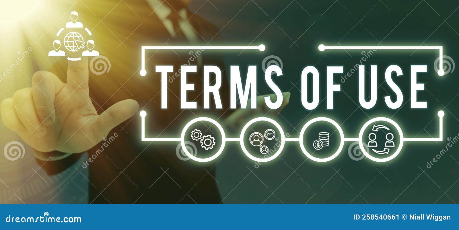 Handwriting Text Terms of Use. Conceptual Photo Established Conditions ...