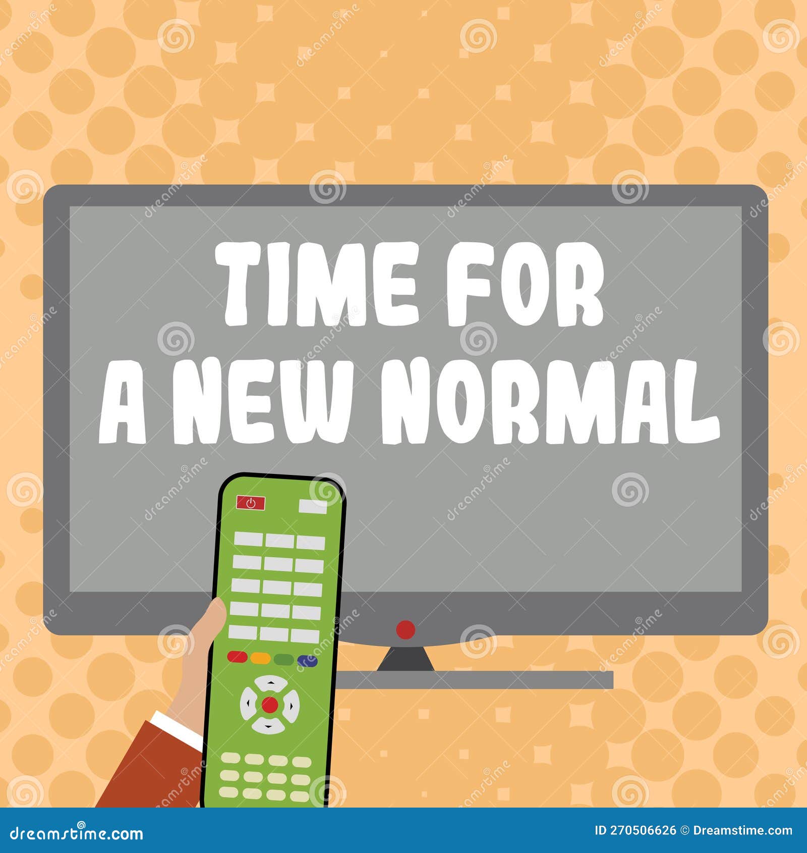 Text Caption Presenting Time for a New Normal. Business Concept Make a ...
