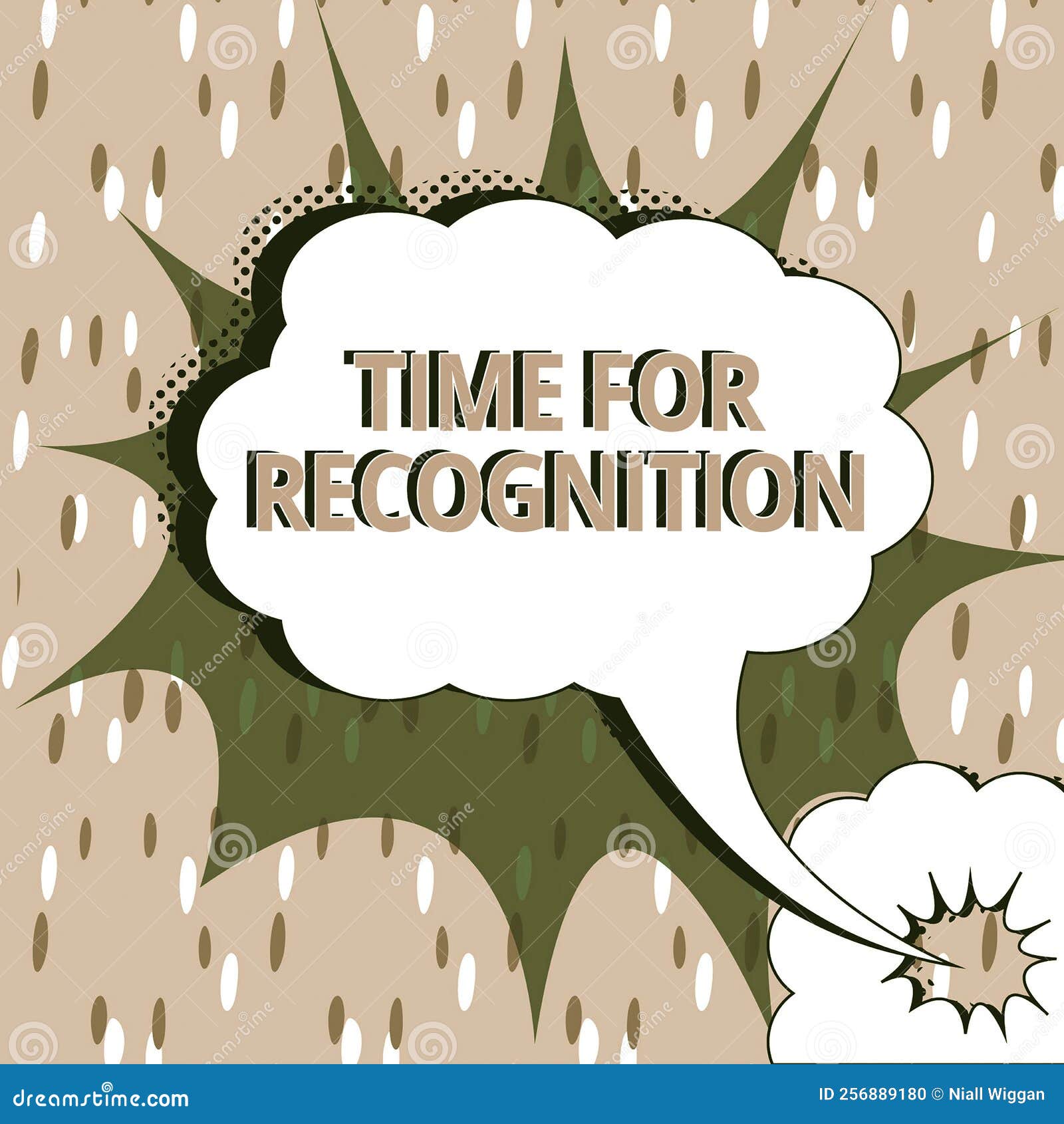 Text Showing Inspiration Time for Recognition. Word for Acknowledgement ...