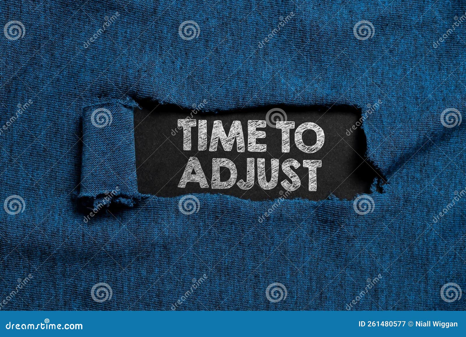 Conceptual Caption Time To Adjust. Business Overview Making Necessary ...