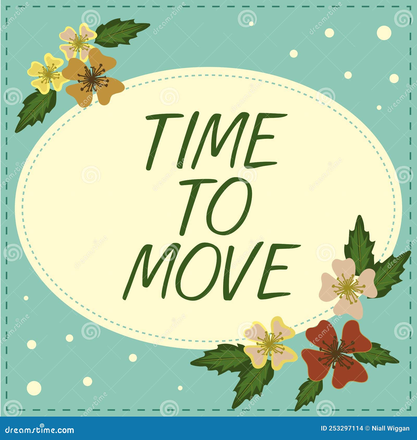 Text Caption Presenting Time To Move. Internet Concept Best Period To ...