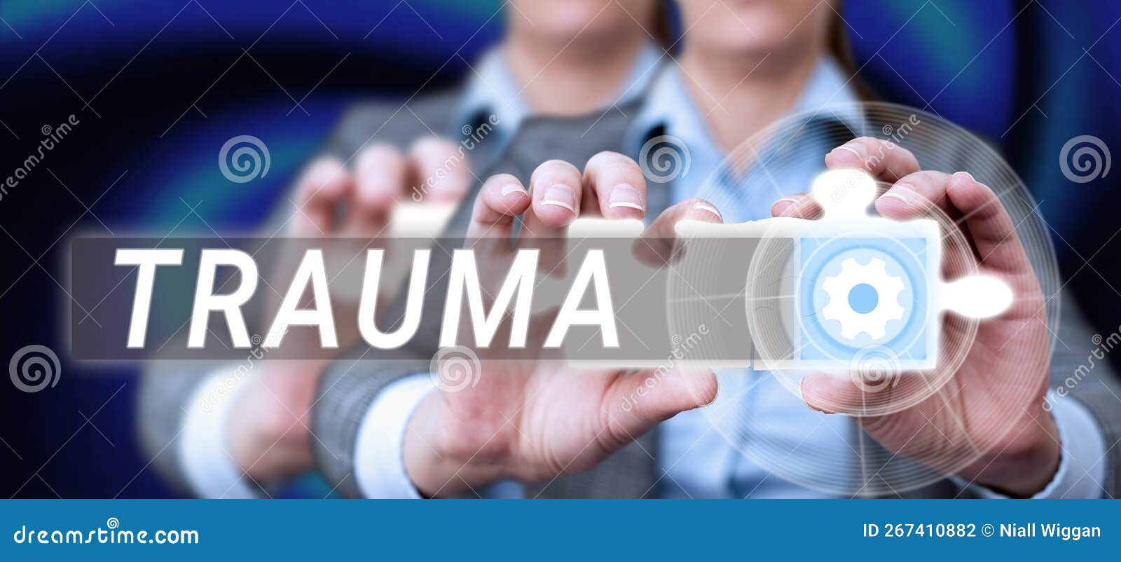 Writing Displaying Text Trauma. Internet Concept Deeply Distressing or ...