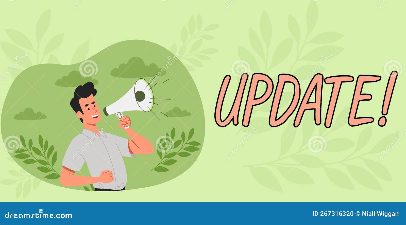 Text Caption Presenting Update. Word for Up To Date Make Something More ...