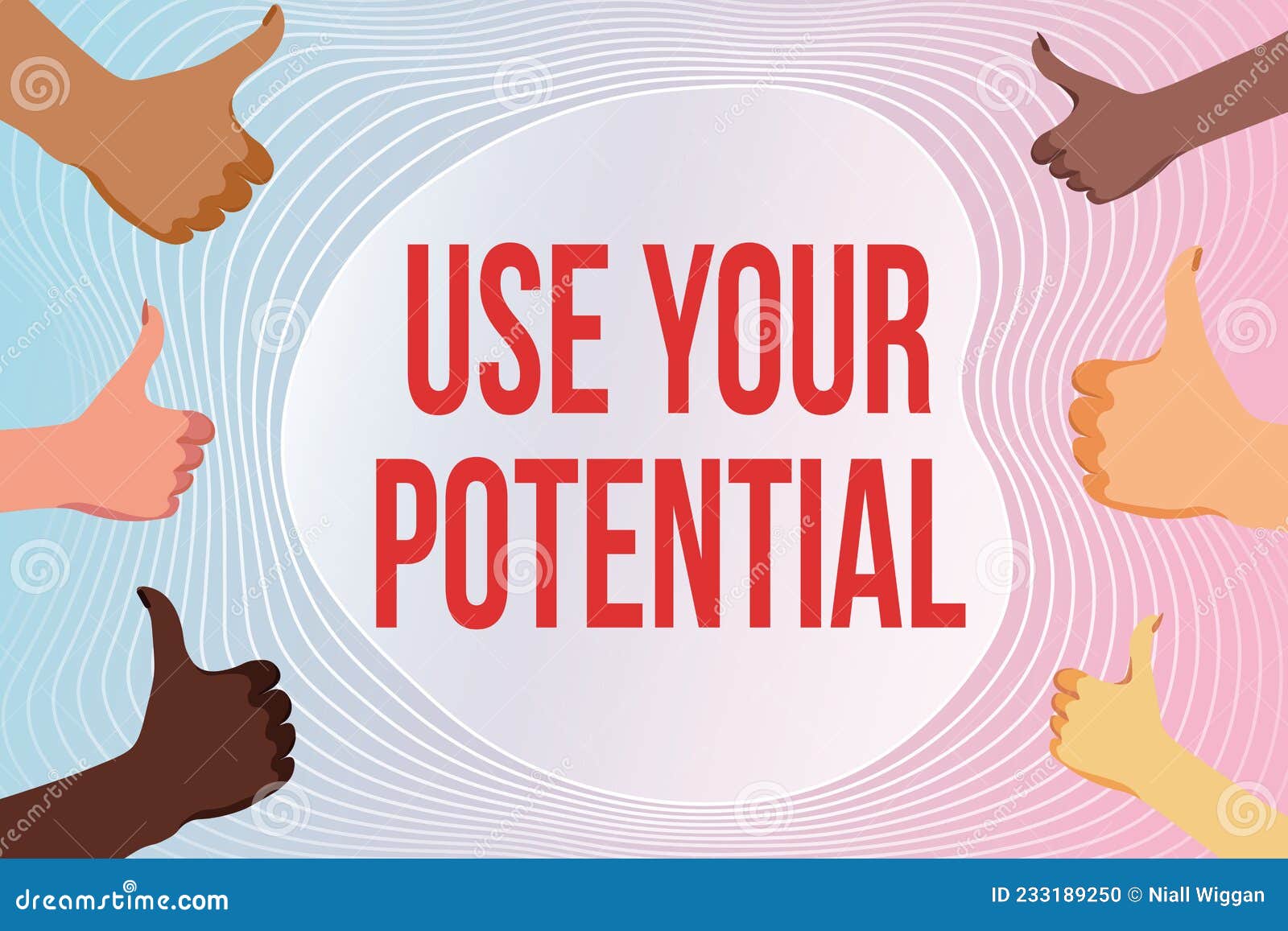 Text Caption Presenting Use Your Potential. Business Showcase Achieve ...