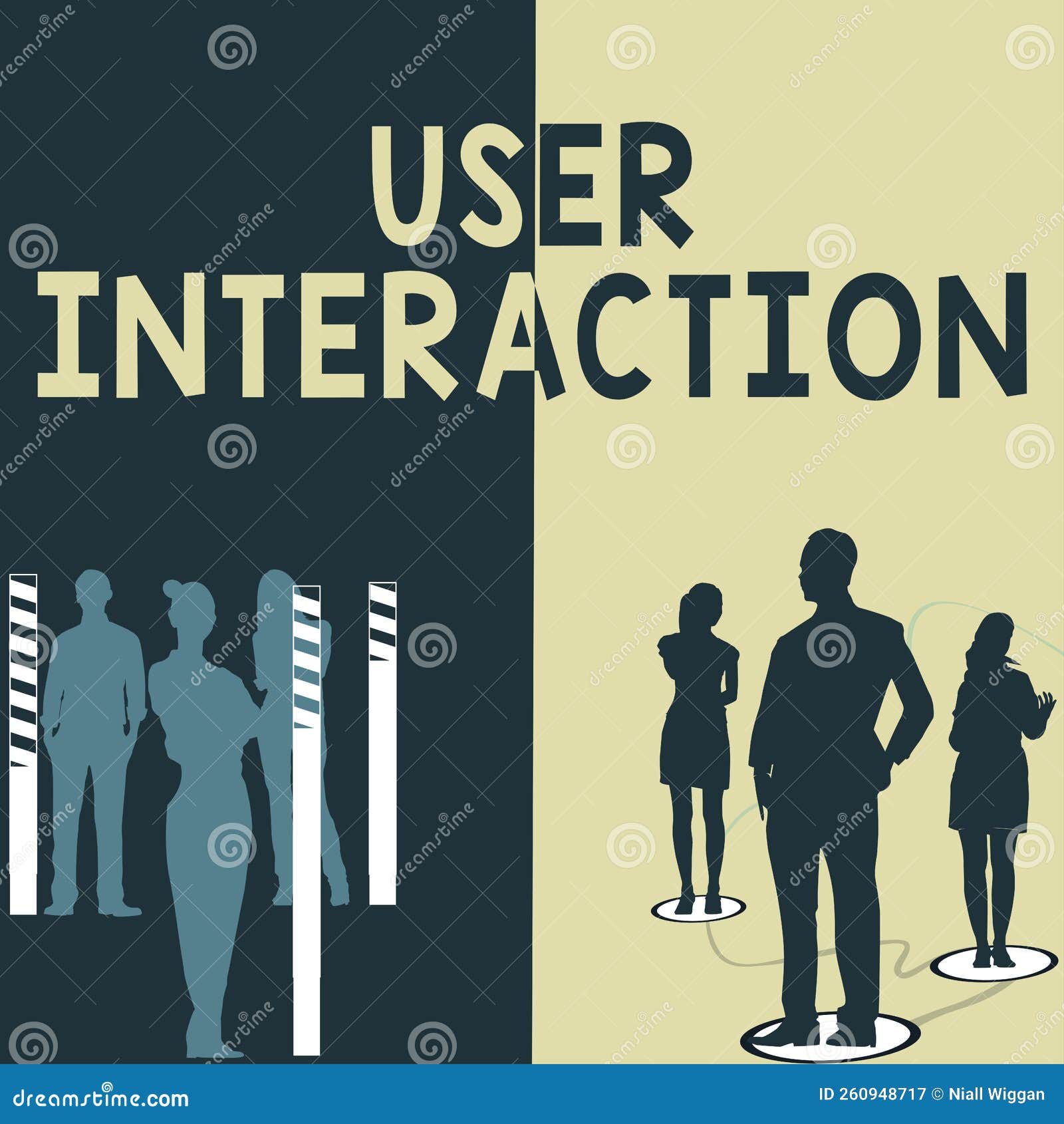 Text Caption Presenting User Interaction. Word Written on How the ...