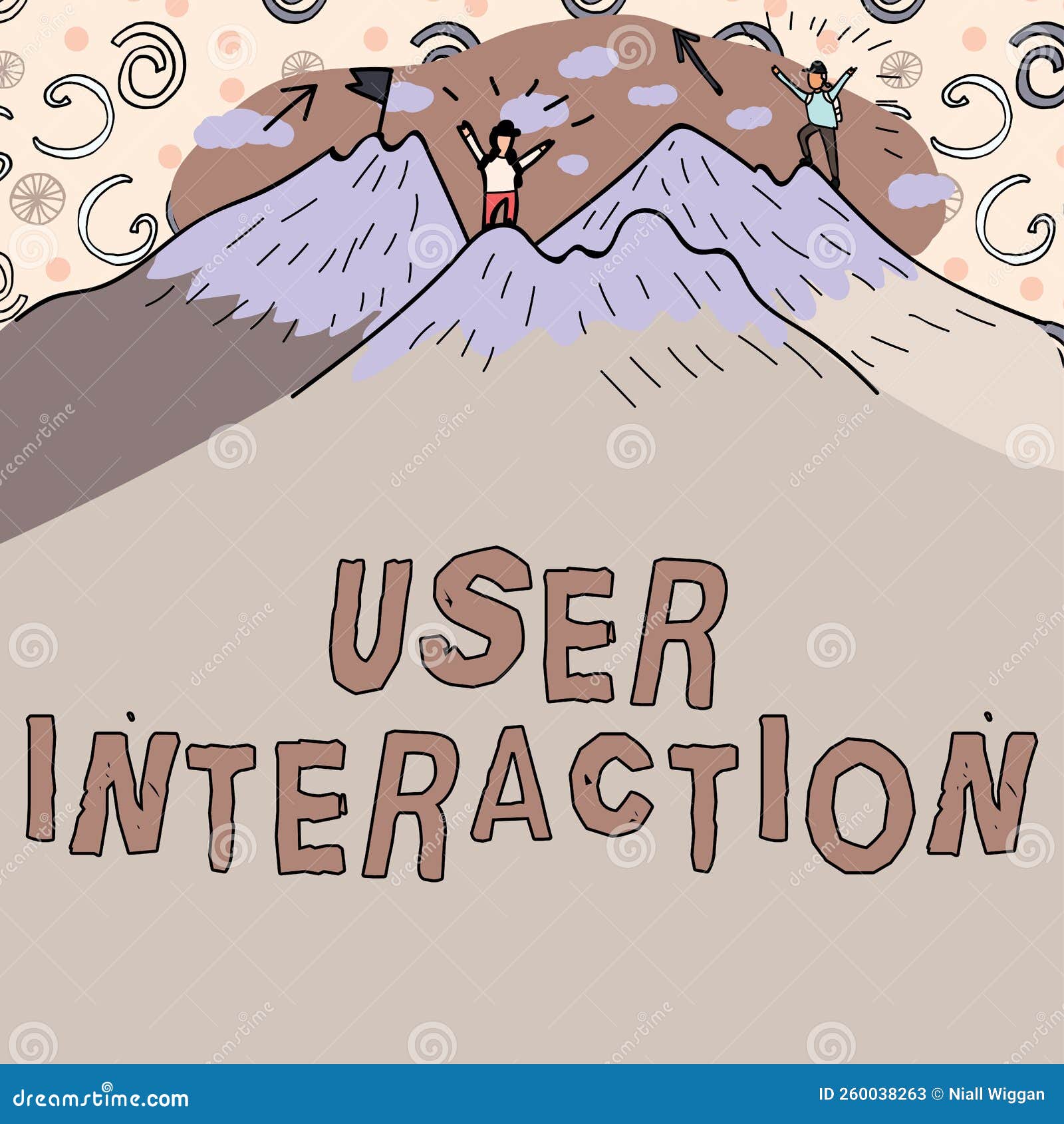 Text Showing Inspiration User Interaction. Word for How the Customer ...