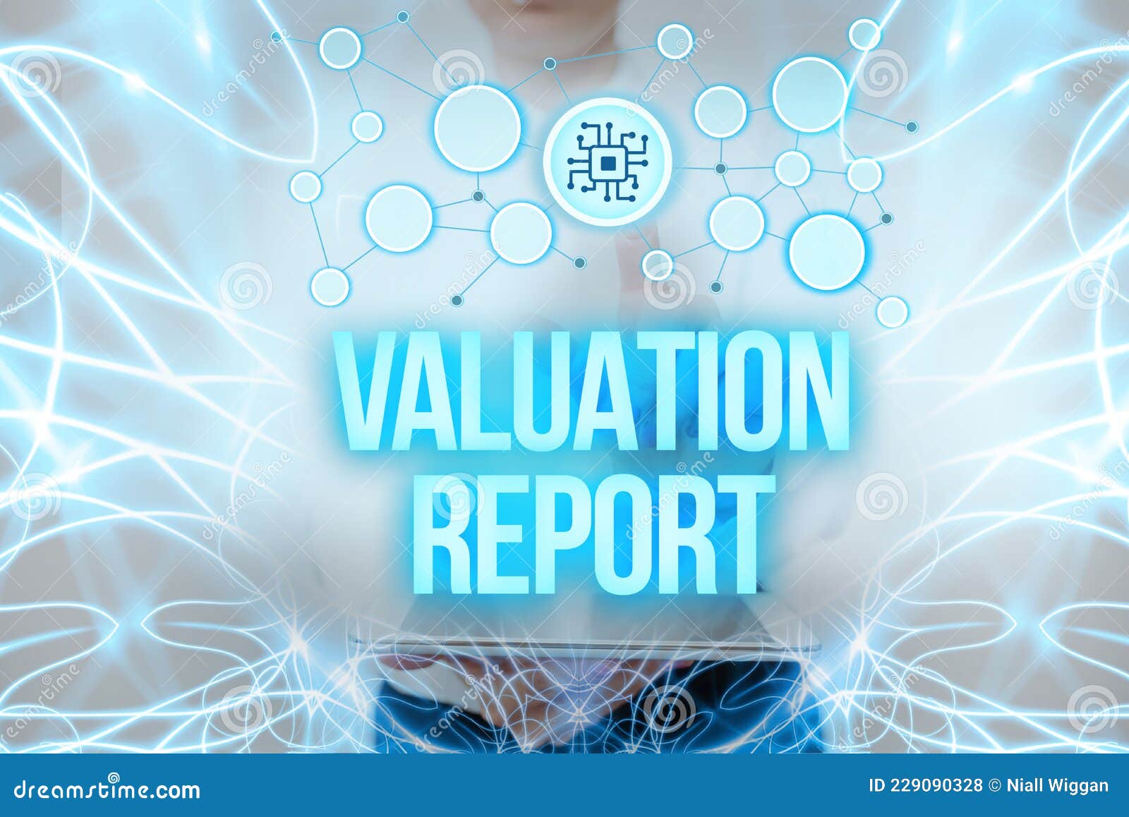 Text Caption Presenting Valuation Report. Business Overview Process of ...