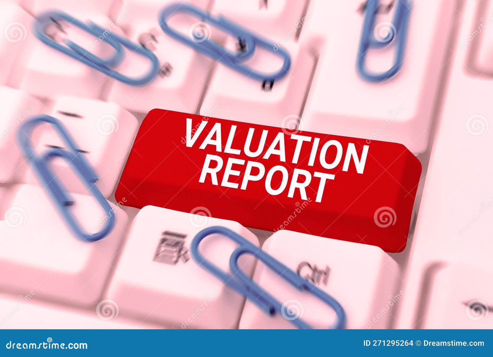 Writing Displaying Text Valuation Report. Business Overview Process of ...