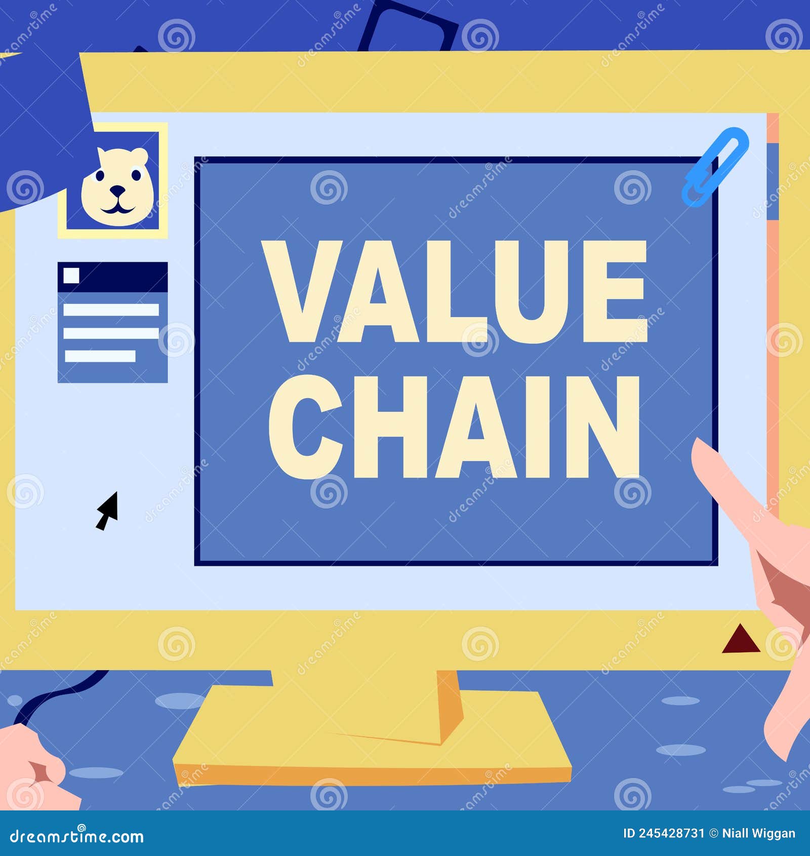 Inspiration Showing Sign Value Chain. Conceptual Photo Business ...