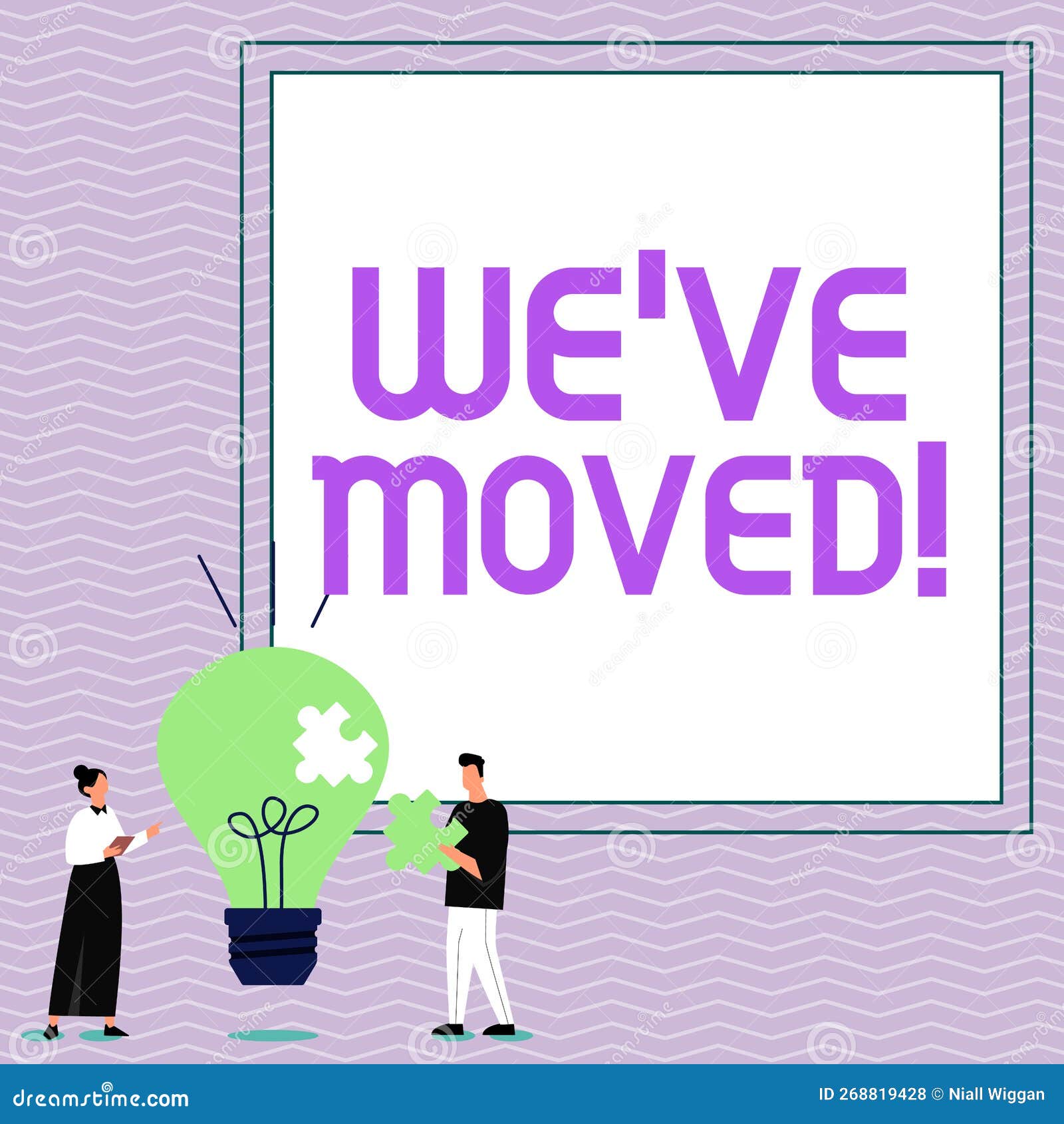 Handwriting Text we& X27;Ve Moved. Word Written on Going To Live from ...