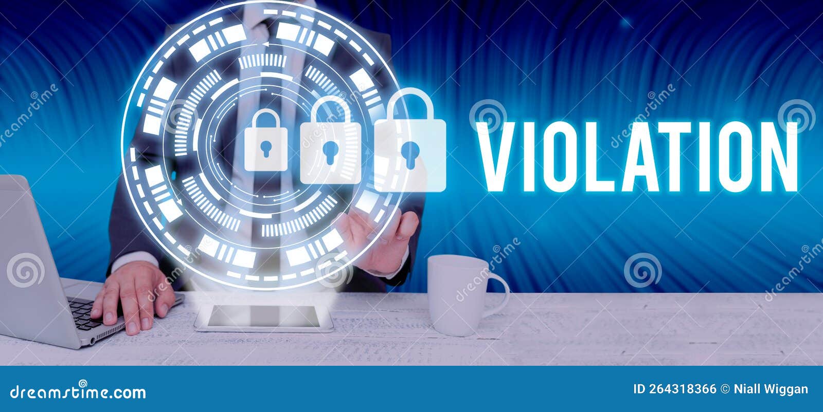 Text Caption Presenting Violation. Business Idea an Infringement of ...