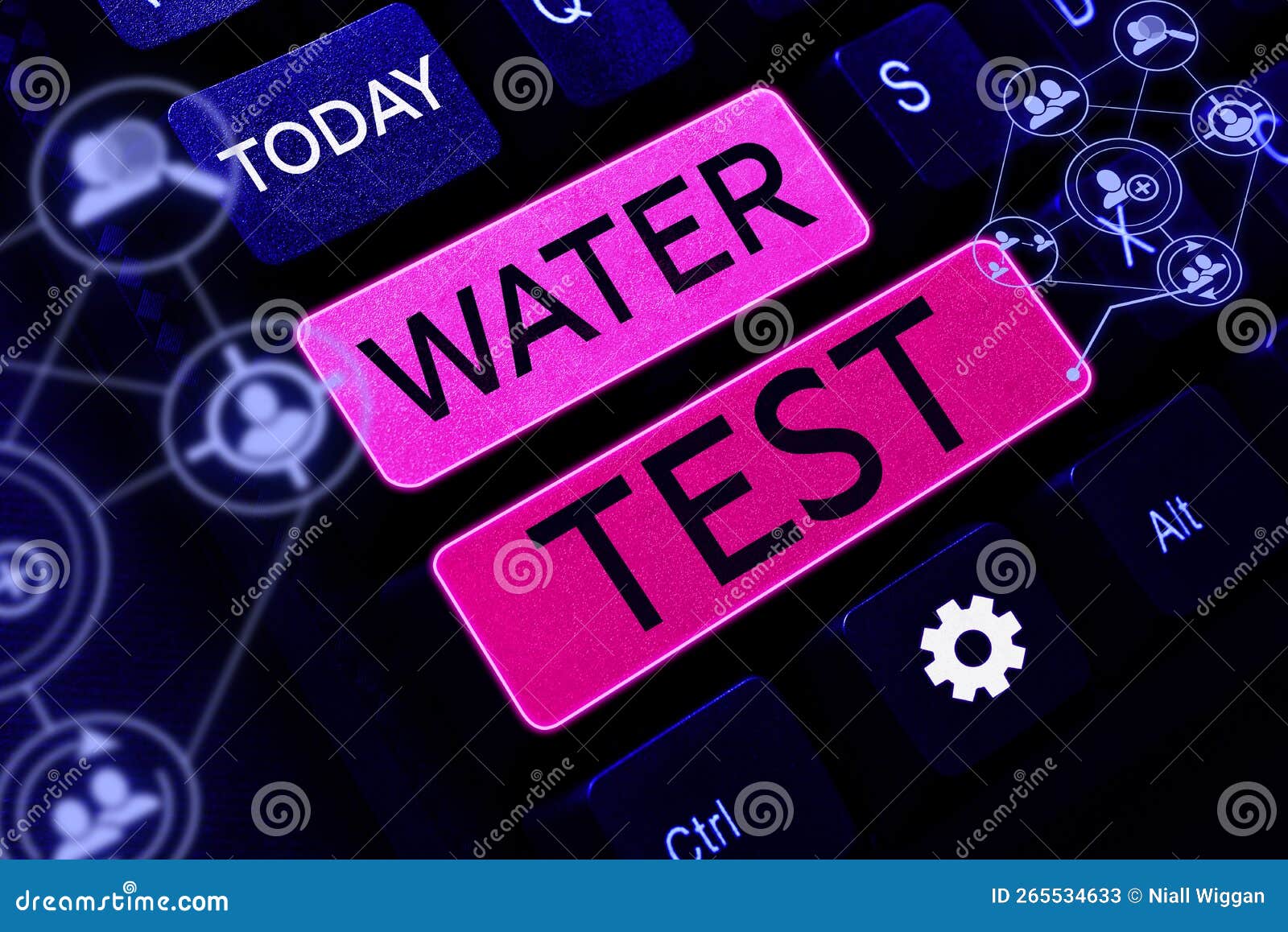 Text Caption Presenting Water Test. Internet Concept Sampling of ...