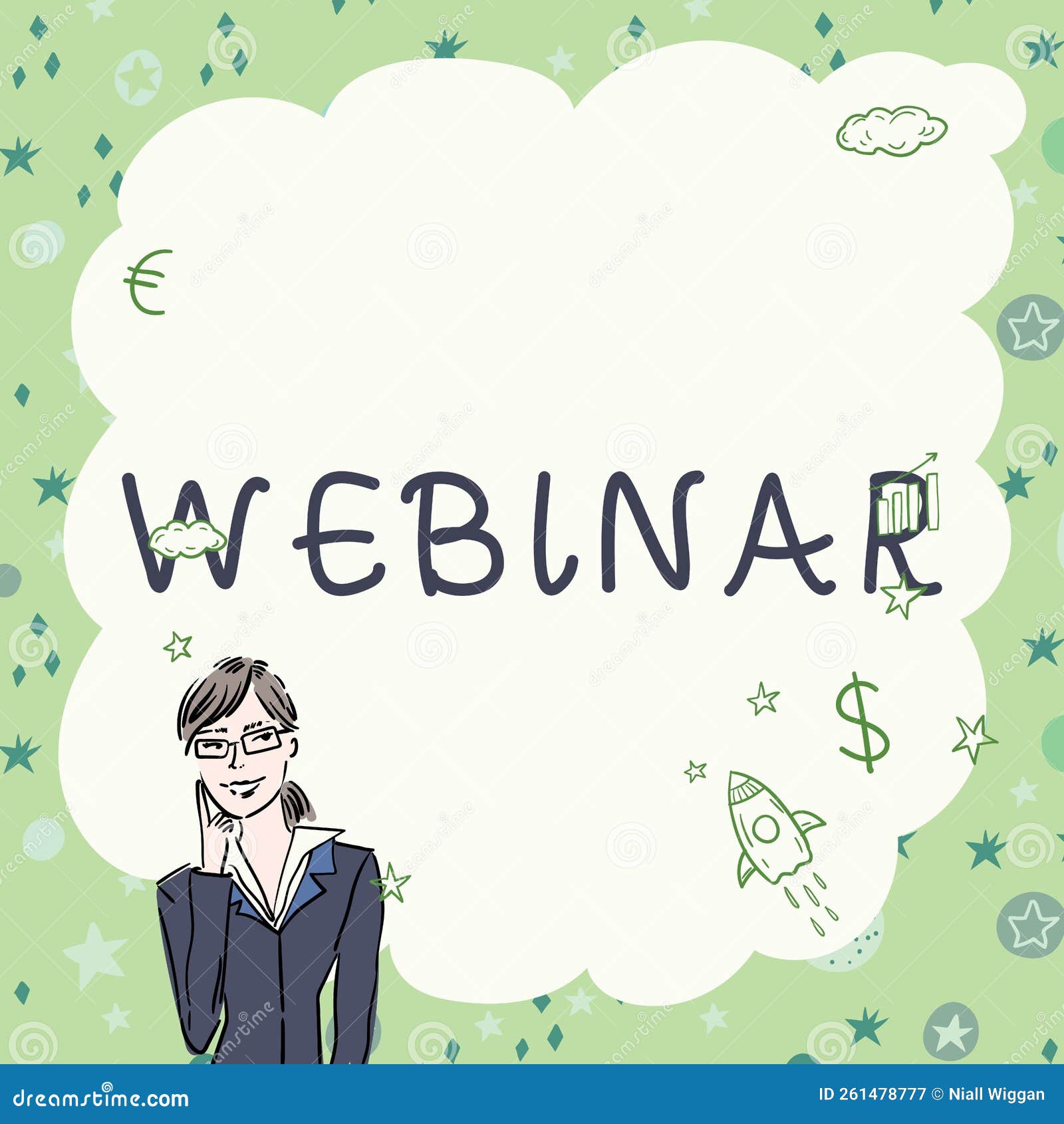 Text Caption Presenting Webinar. Concept Meaning Engaging Online Event ...