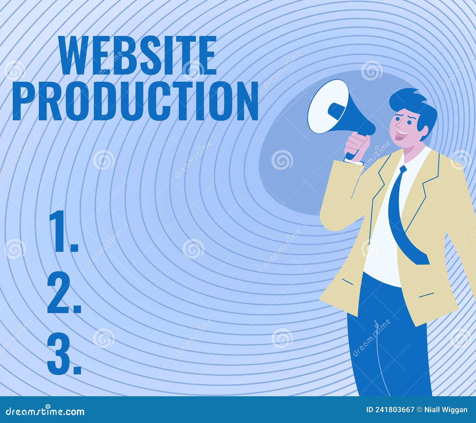 Text Caption Presenting Website Production. Word Written on Creating ...