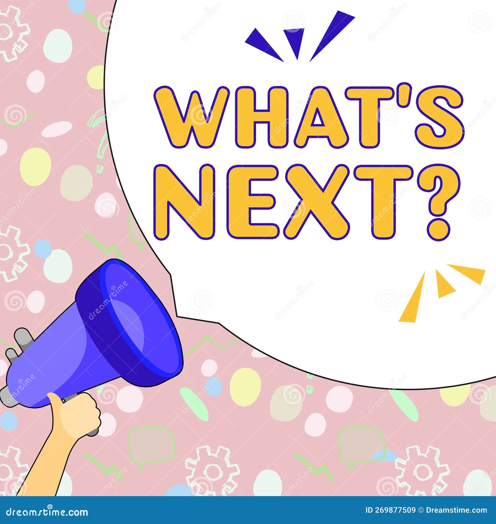 Text Caption Presenting What S Next. Word Written on Get Information ...