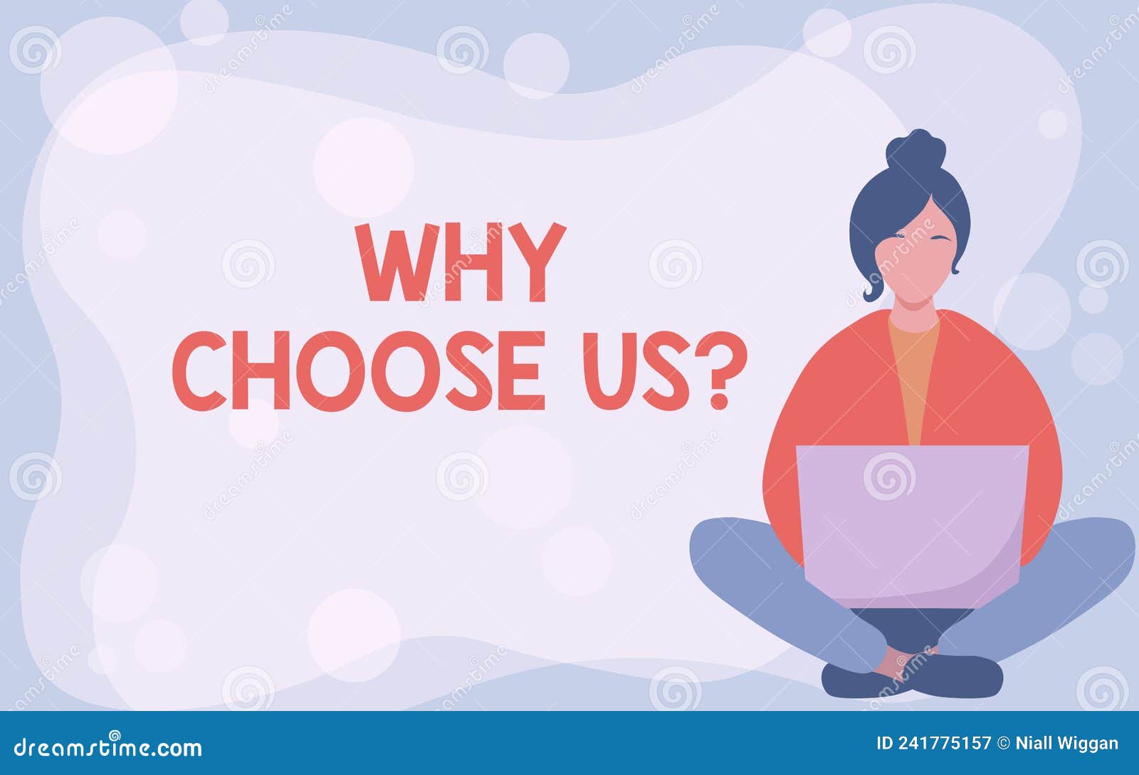 Text Caption Presenting Why Choose Us Question. Internet Concept ...