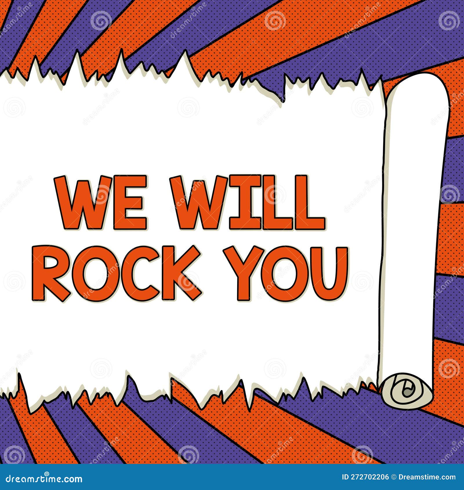 Text Caption Presenting we Will Rock You. Internet Concept To Be Going ...