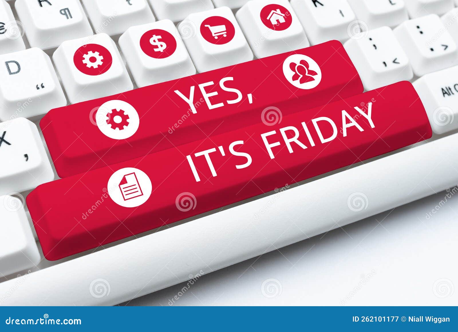 Text Caption Presenting Yes, it S Friday. Business Overview Having ...