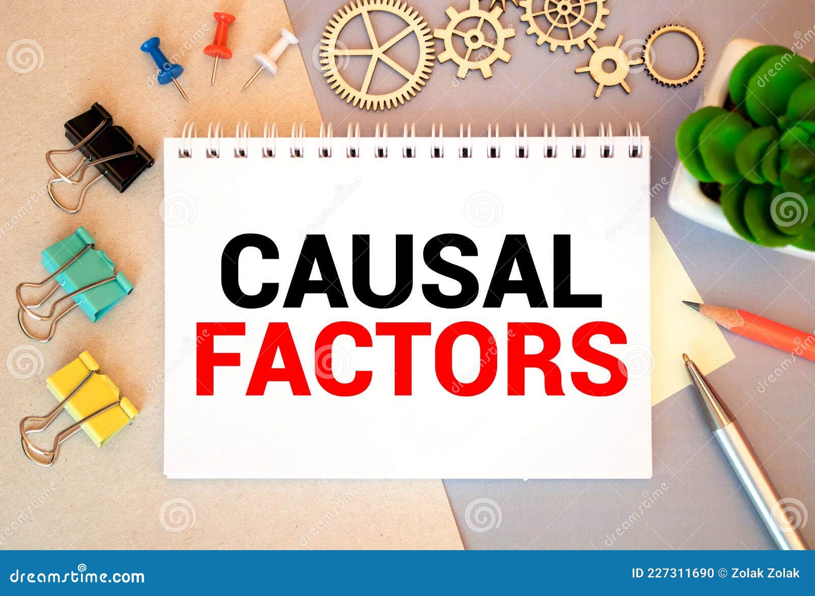 Text Causal Factors. Conceptual Photo Method of Problem Solving ...