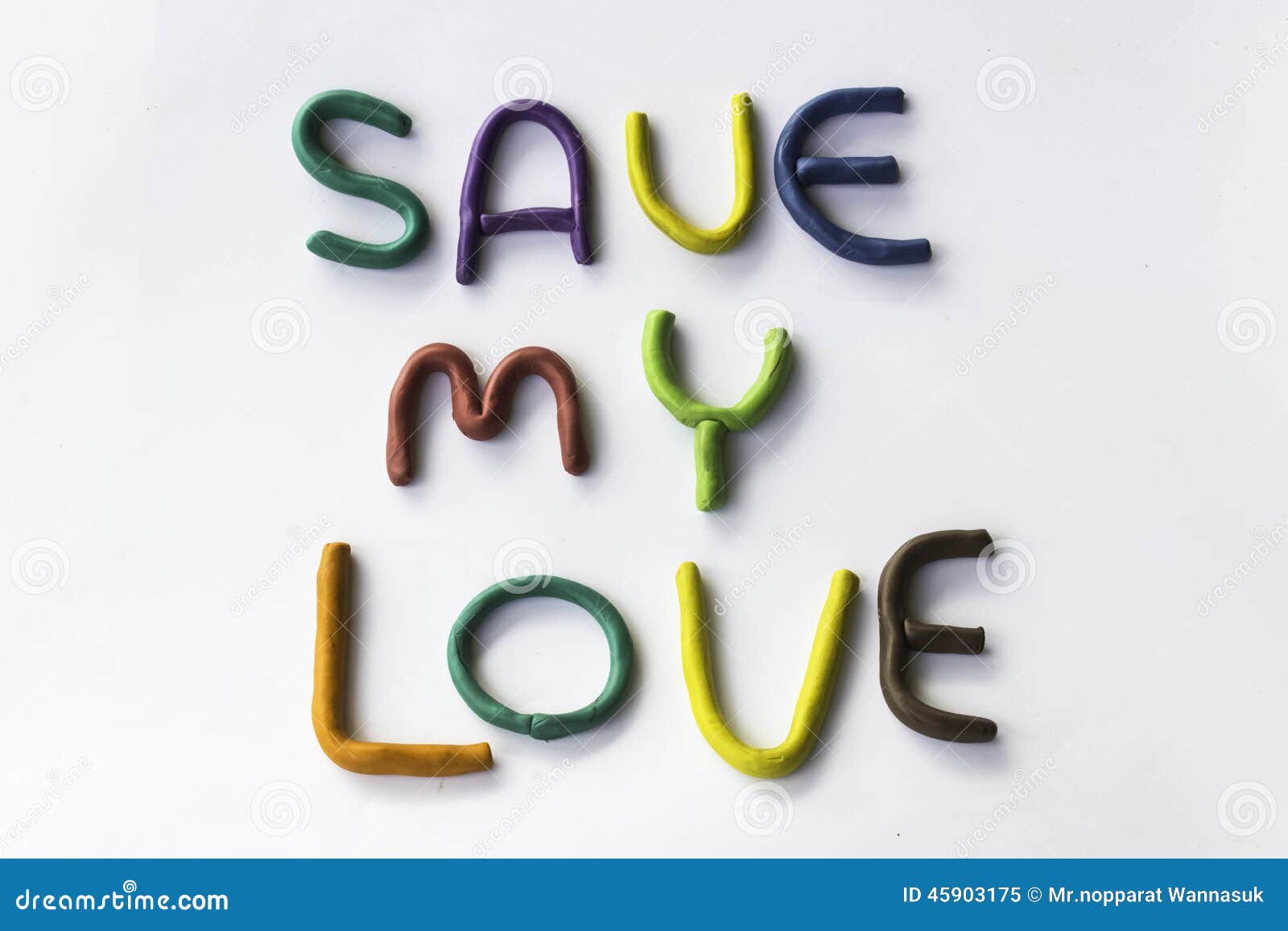 Text Clay Stock Image | CartoonDealer.com #45903175