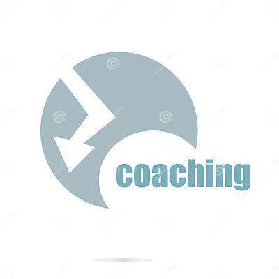 Text Coaching. Education Concept Stock Illustration - Illustration of ...