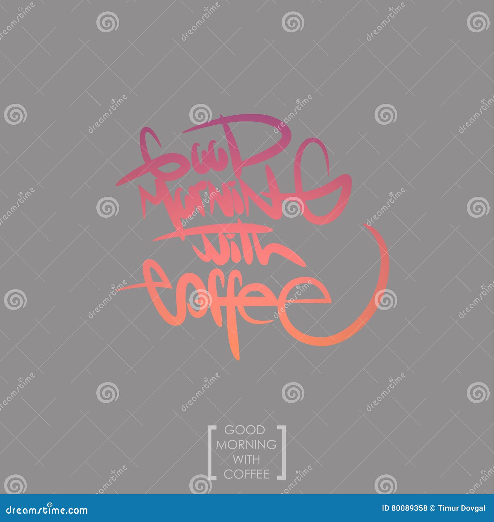 The Text Coffee Written, Vector Illustration Stock Vector ...
