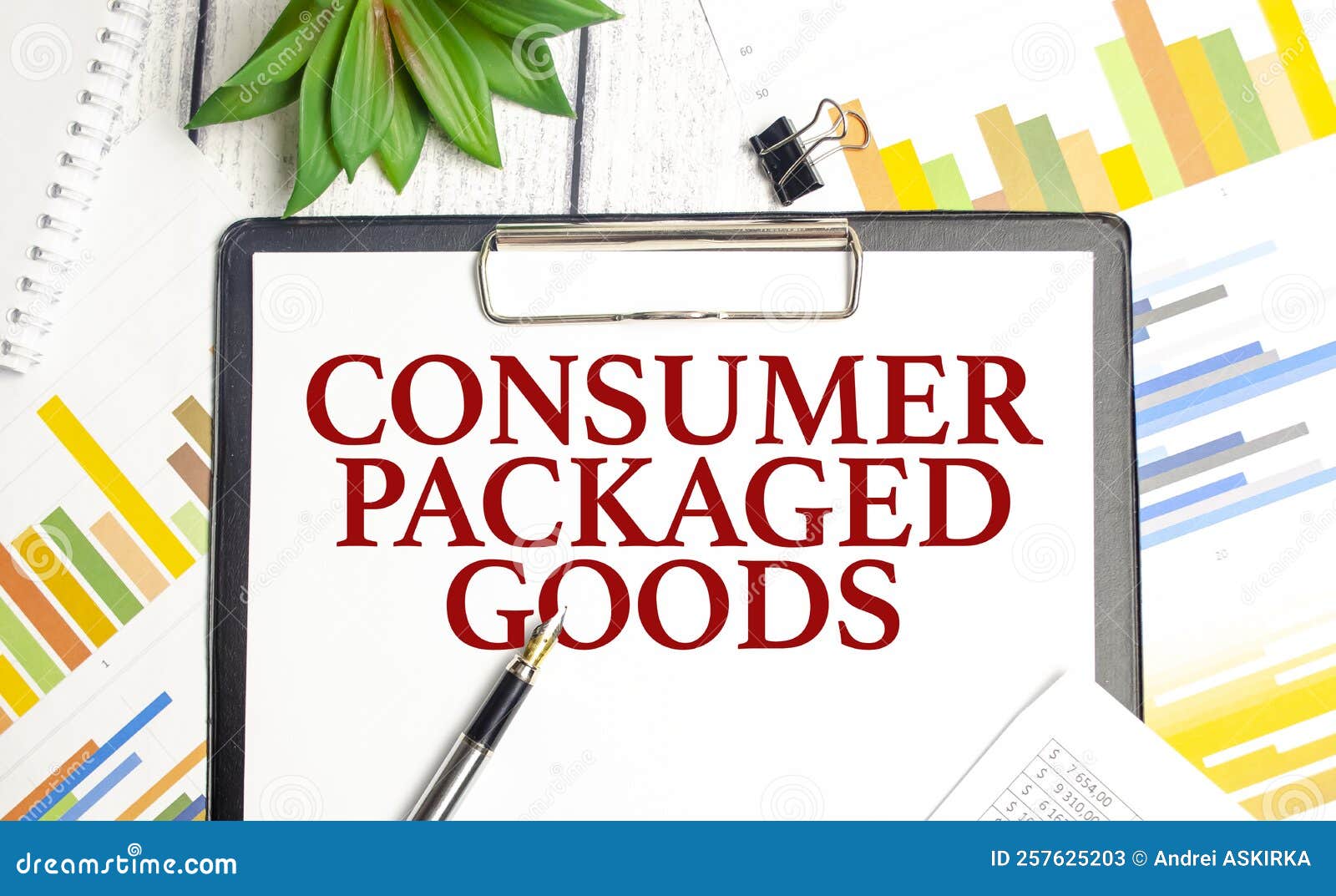 CPG - Consumer Packaged Goods Concept. Magnifier Glass With Text With ...