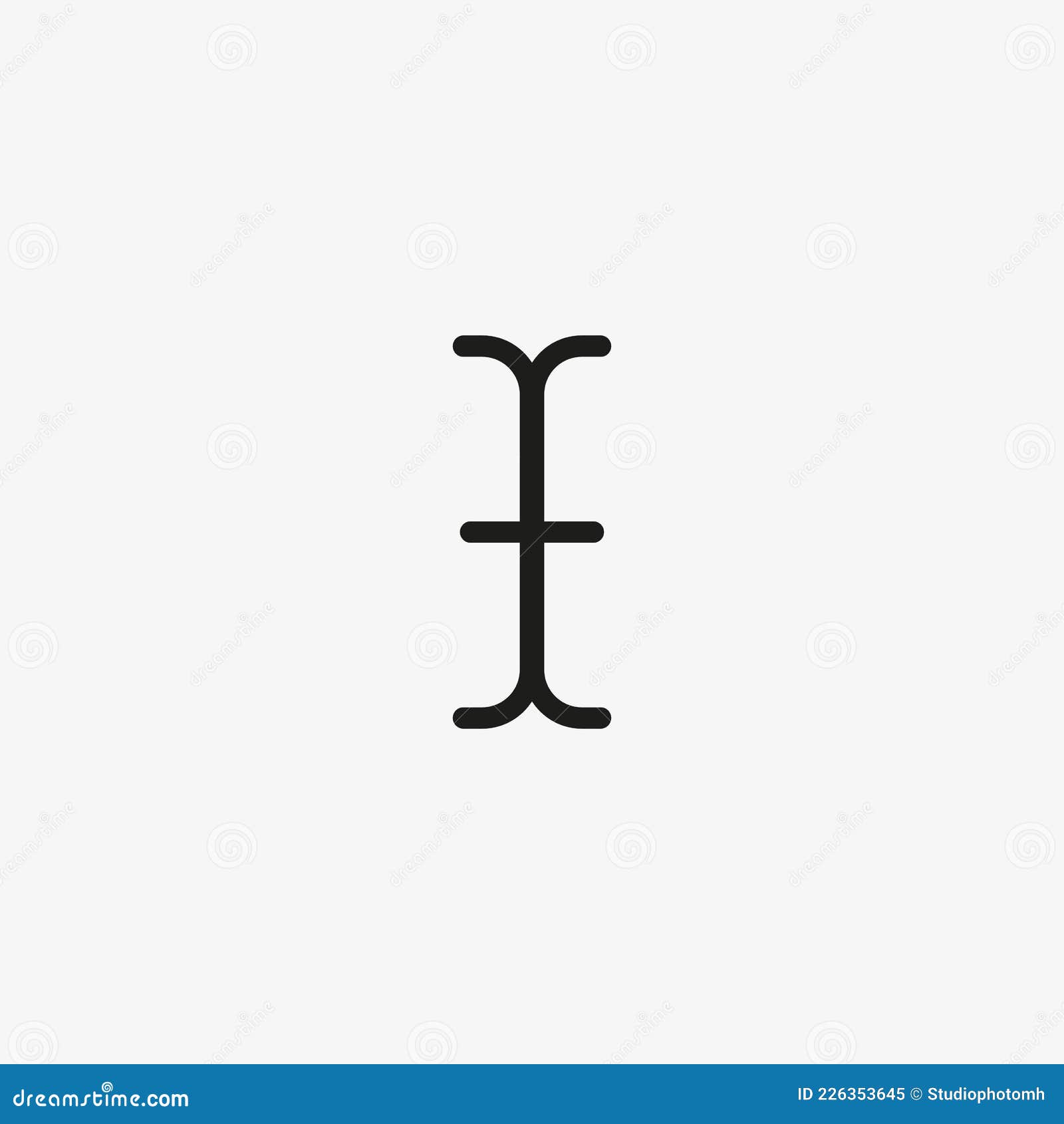 Text Cursor Icon in Line Design Style. Text Editor Button Symbol for UI ...
