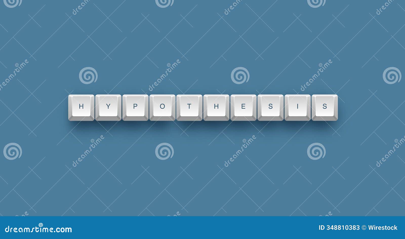 Hypothesis Blue Comment Symbol Horizontal Stock Image | CartoonDealer ...
