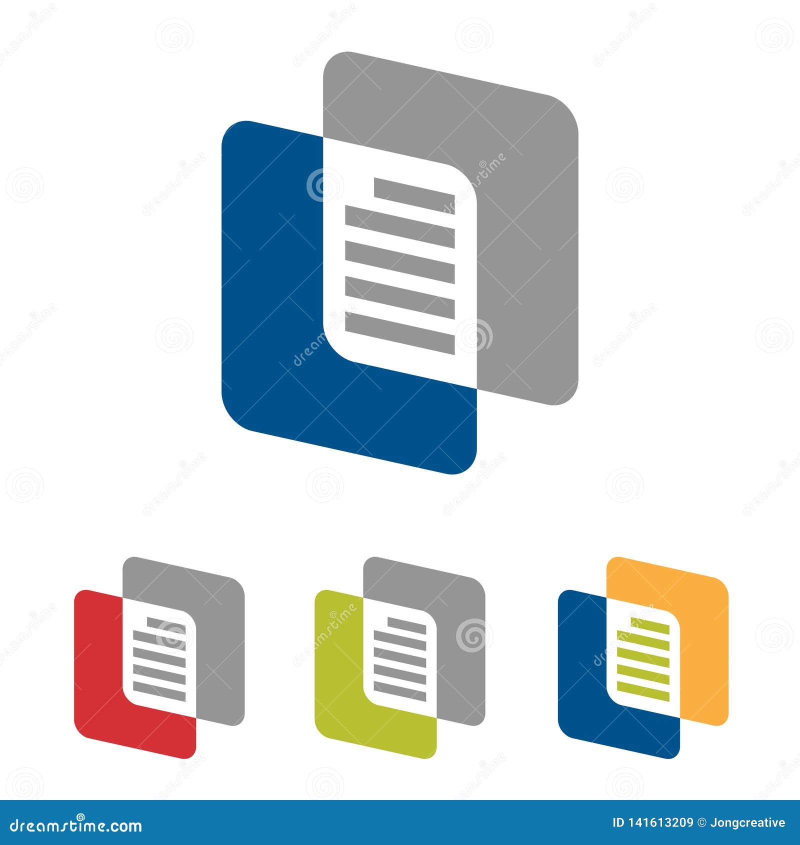 Text Data File Paper Icon Symbol Logo Template Stock Vector ...