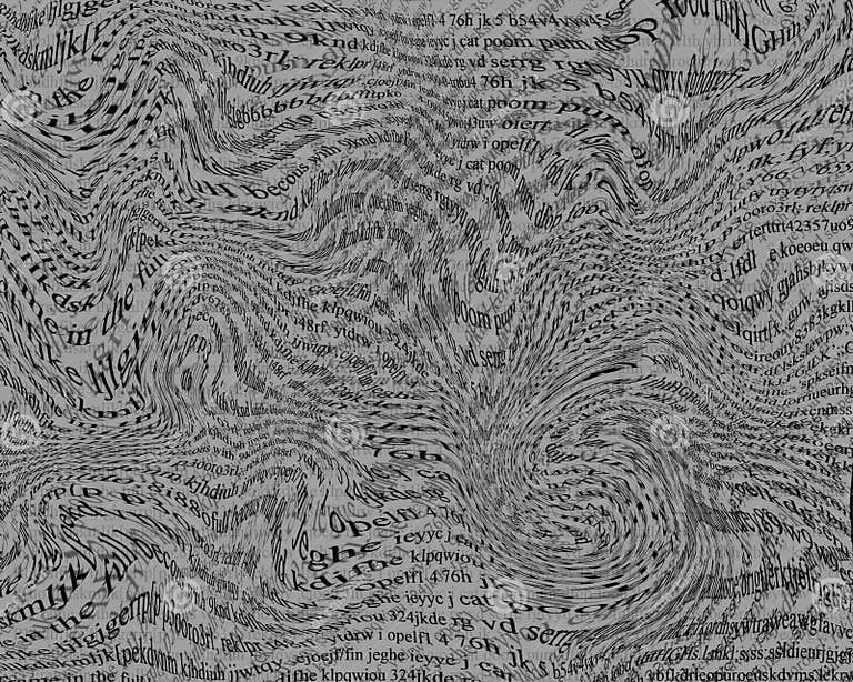 Text deformed stock illustration. Illustration of communication - 18651785