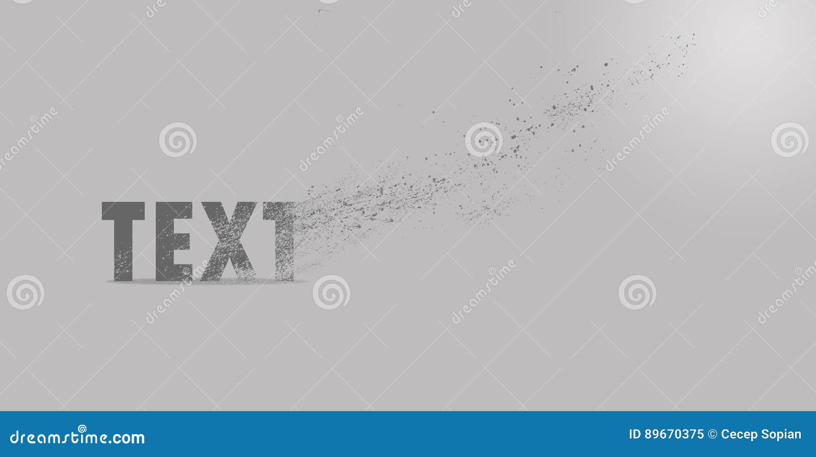 Text destroyed stock illustration. Illustration of title - 89670375