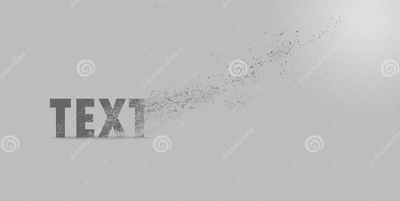 Text destroyed stock illustration. Illustration of title - 89670375
