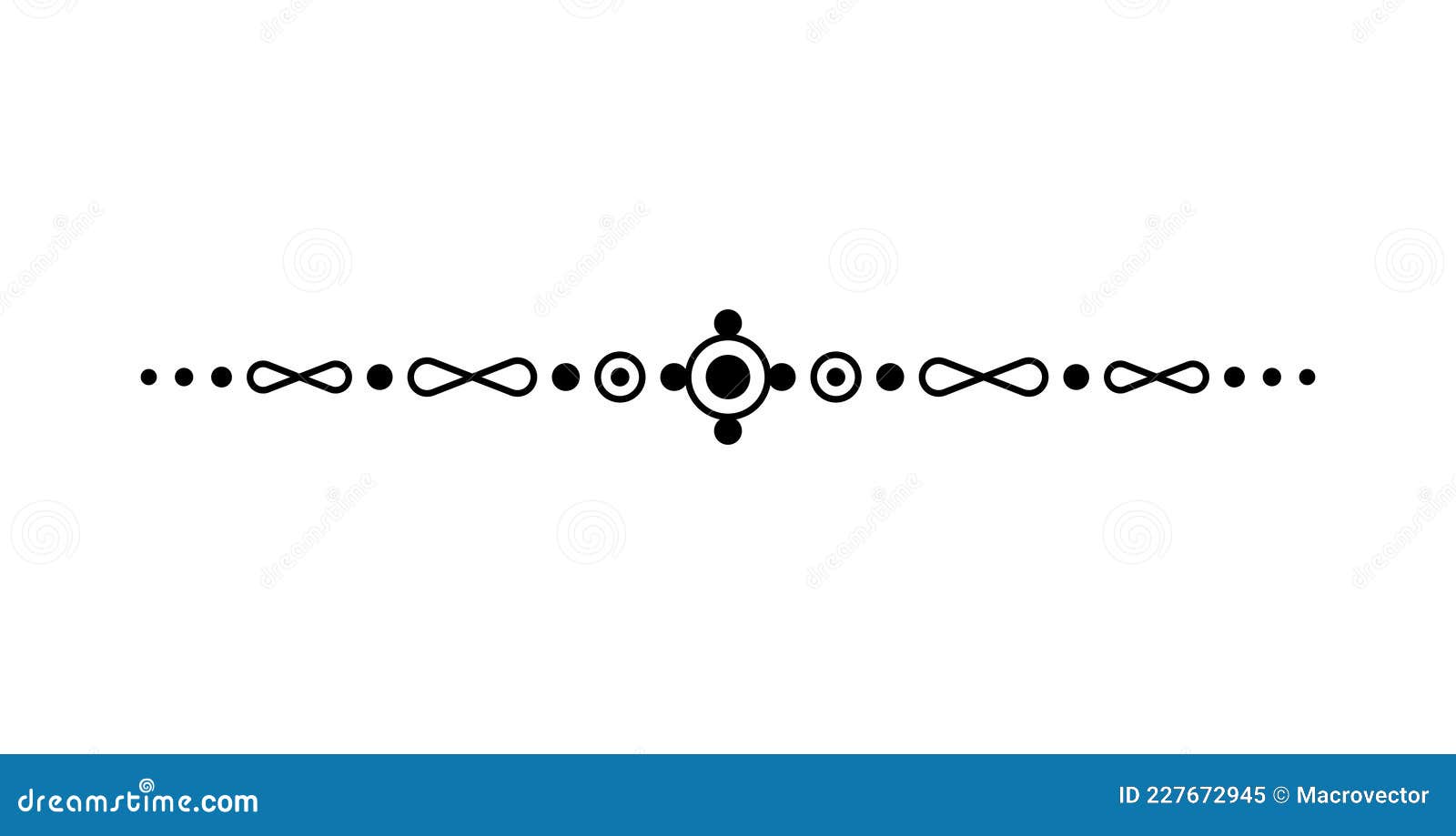 Text Divider Element stock vector. Illustration of premium - 227672945